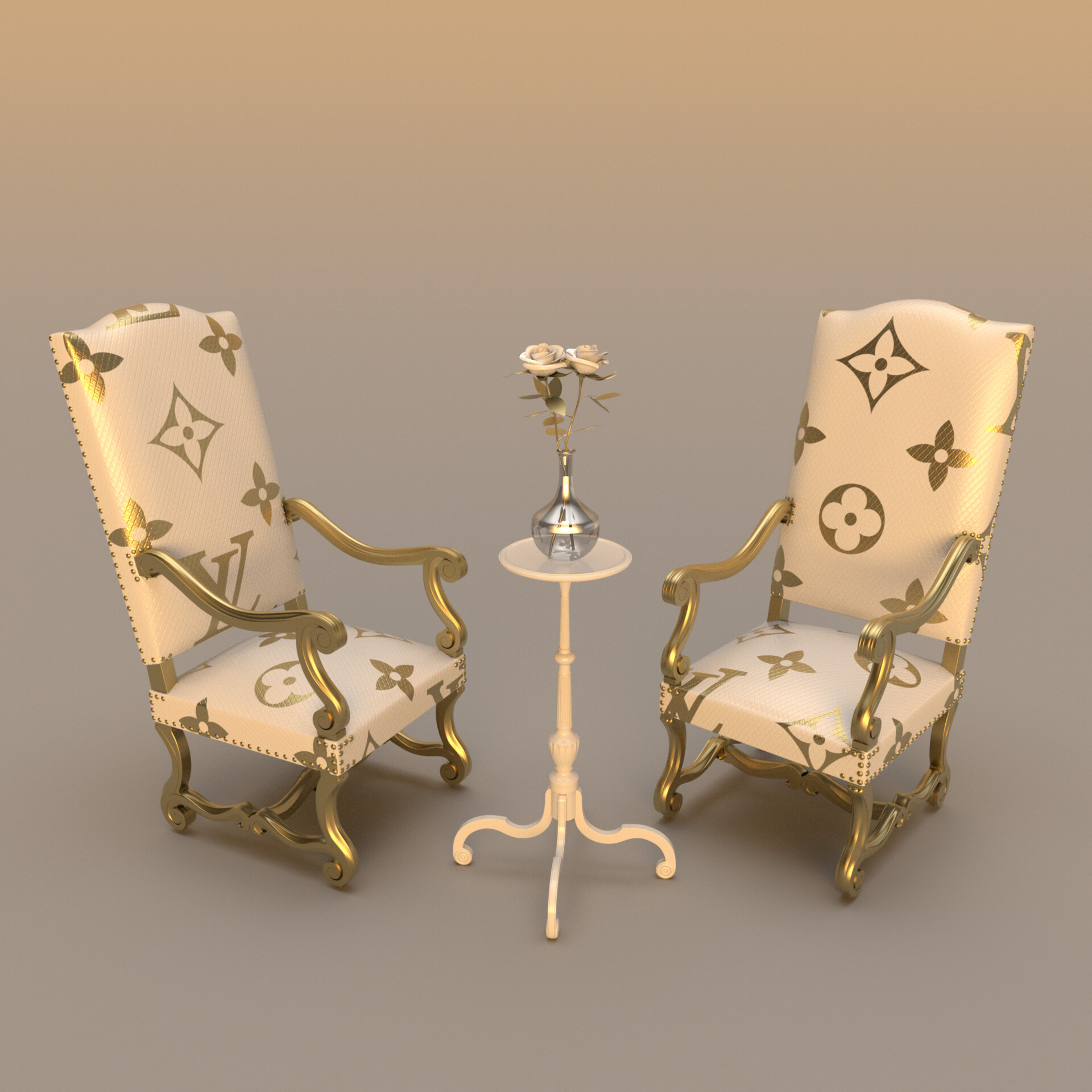 ArtStation - Louis XIII chair