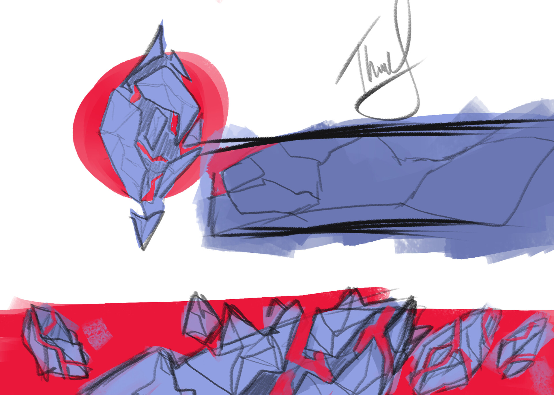 ArtStation - Stasis Fan Emblem rough Mock-up