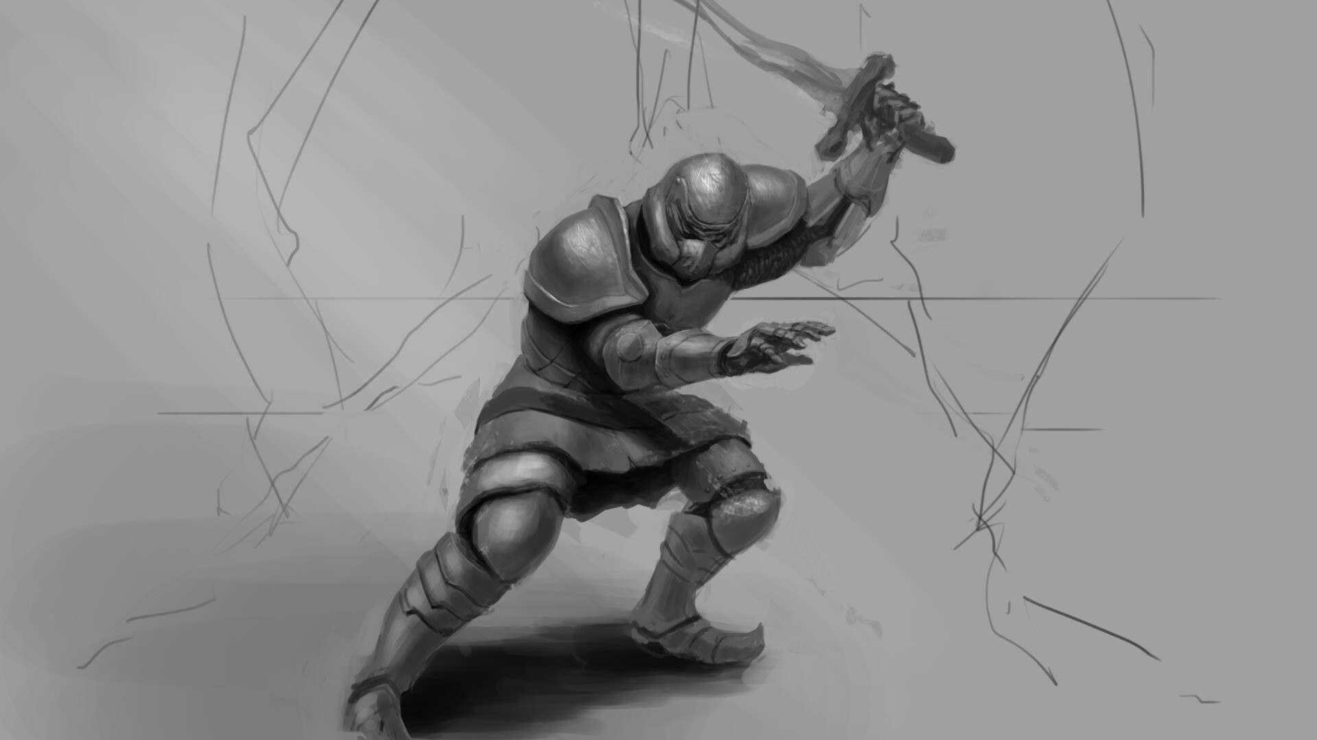 how to draw rogue knight