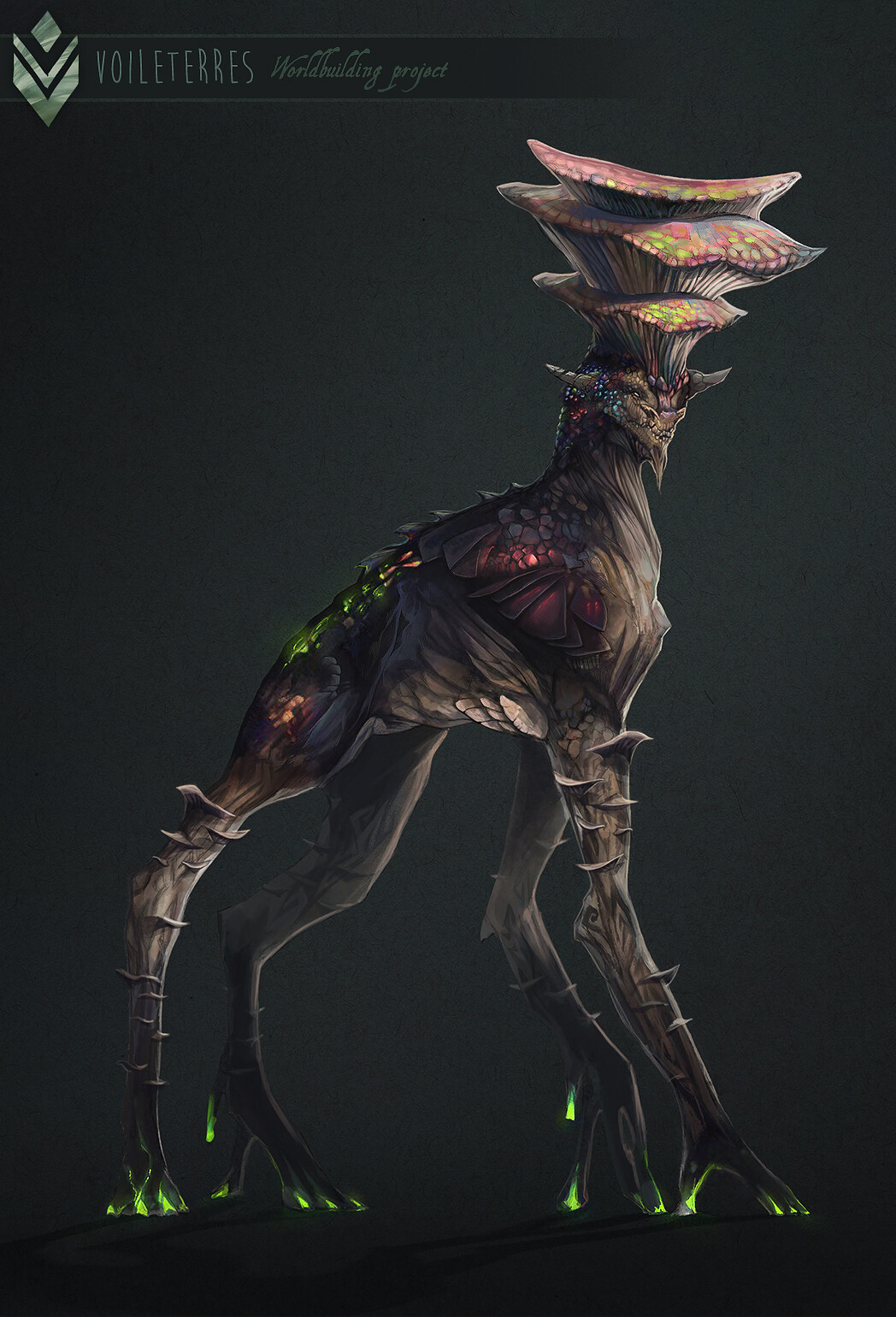 ArtStation - Voileterres - Worldbuilding : Creature design : the Linolen
