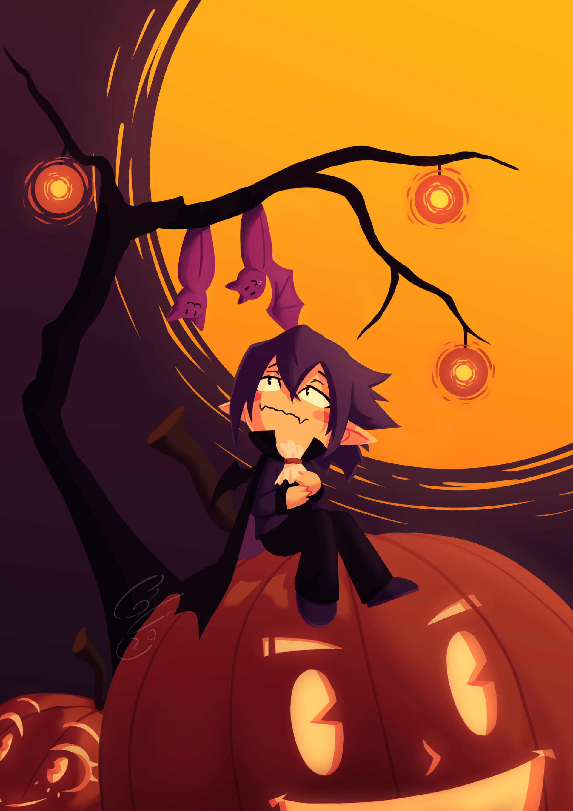 ArtStation - Little Vampire Tamaki - Fanart