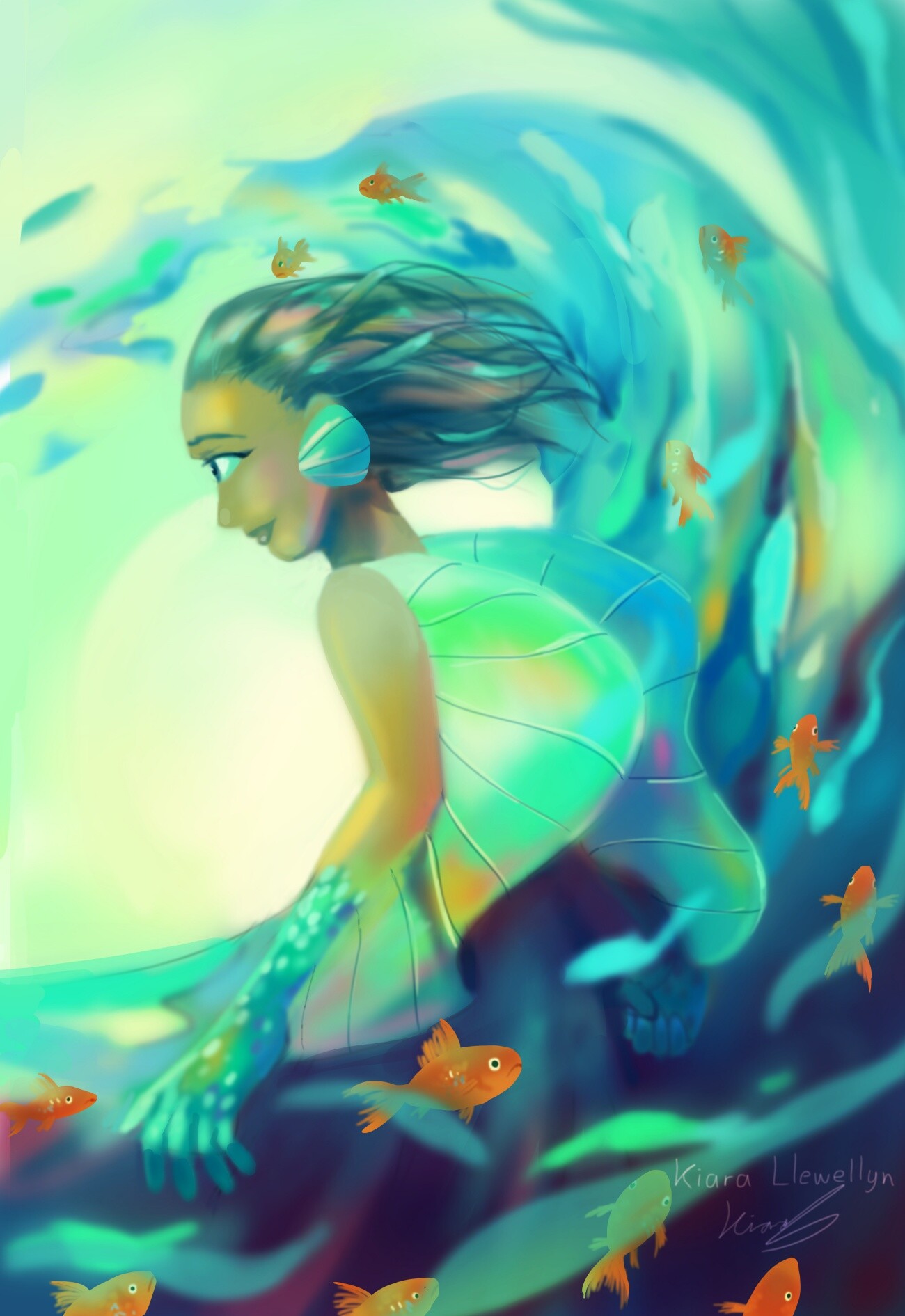 ArtStation - Fish Lady