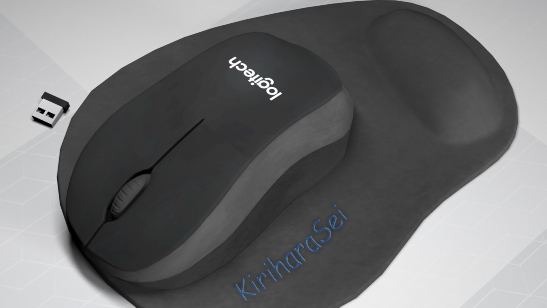 ArtStation - Mouse Logitech M185 3D MODELLING