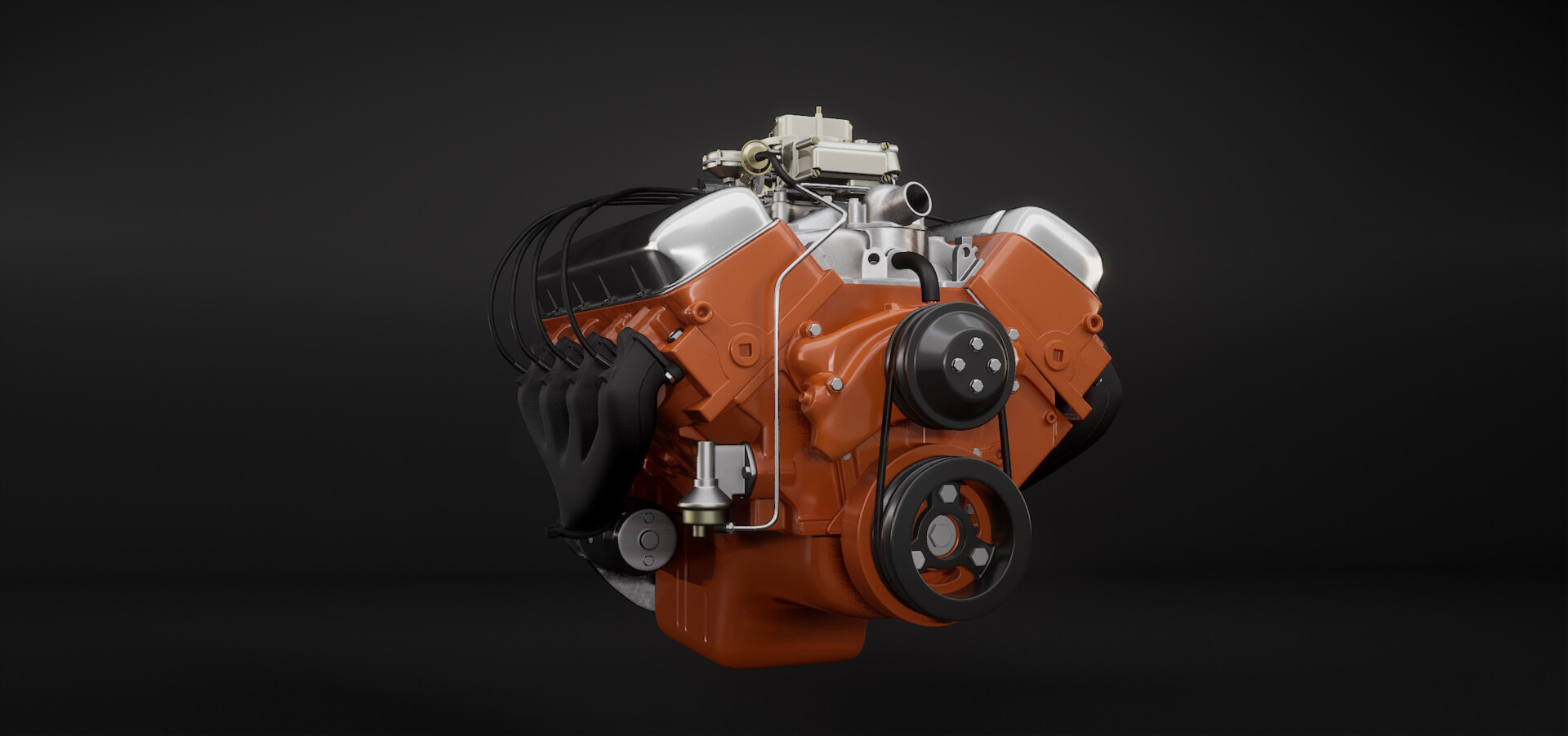 ArtStation - Chevrolet Big Block engine