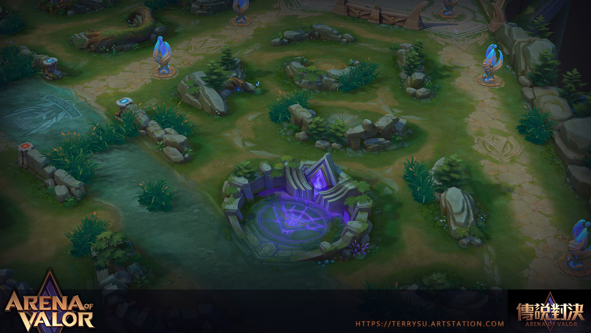 MOBA《 Arena of Valor》5v5 map 2.0 by Terry Su — ProUser.Me