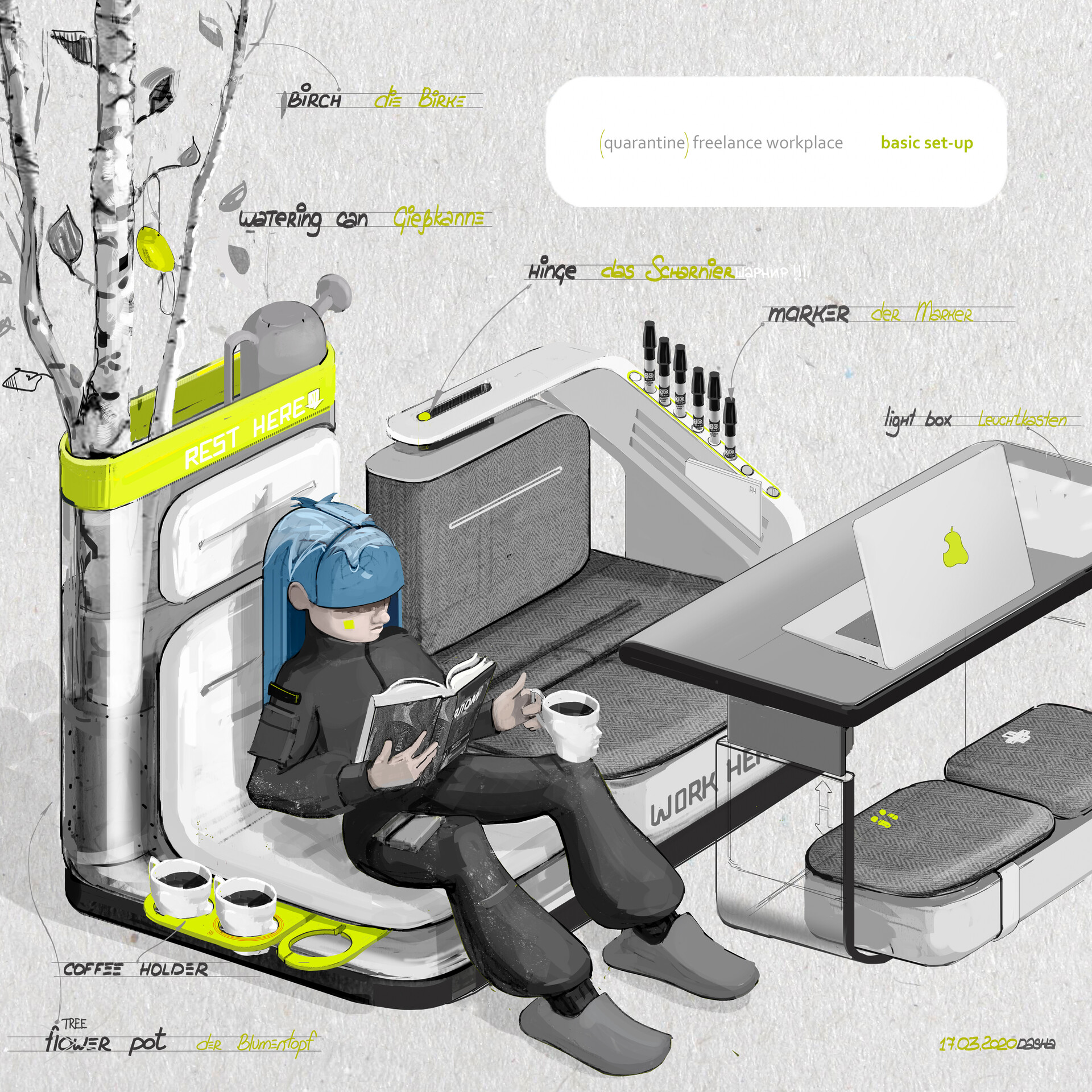 ArtStation - Freelancer workplace 💻