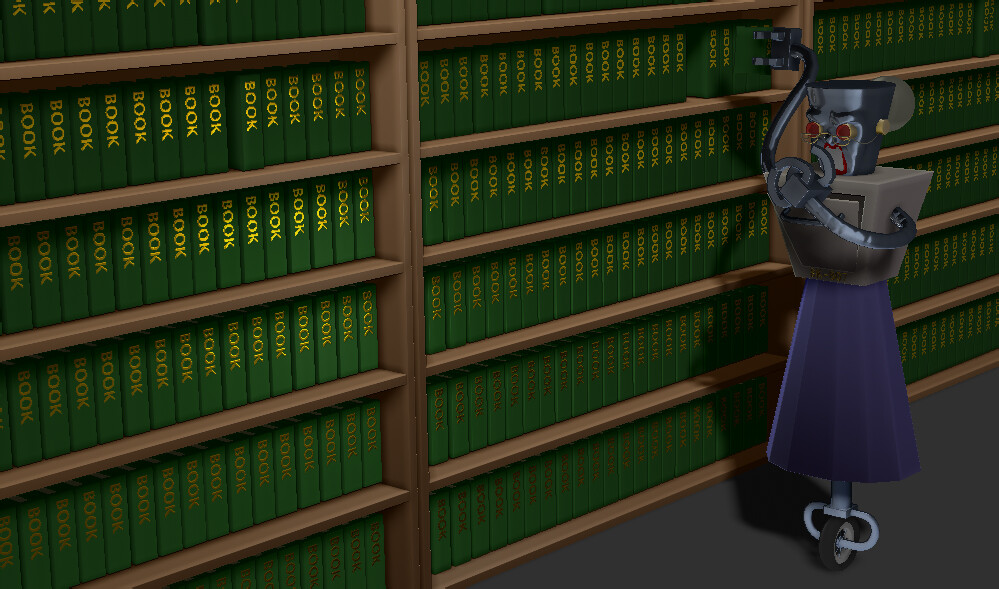 ArtStation - Book Bot Render