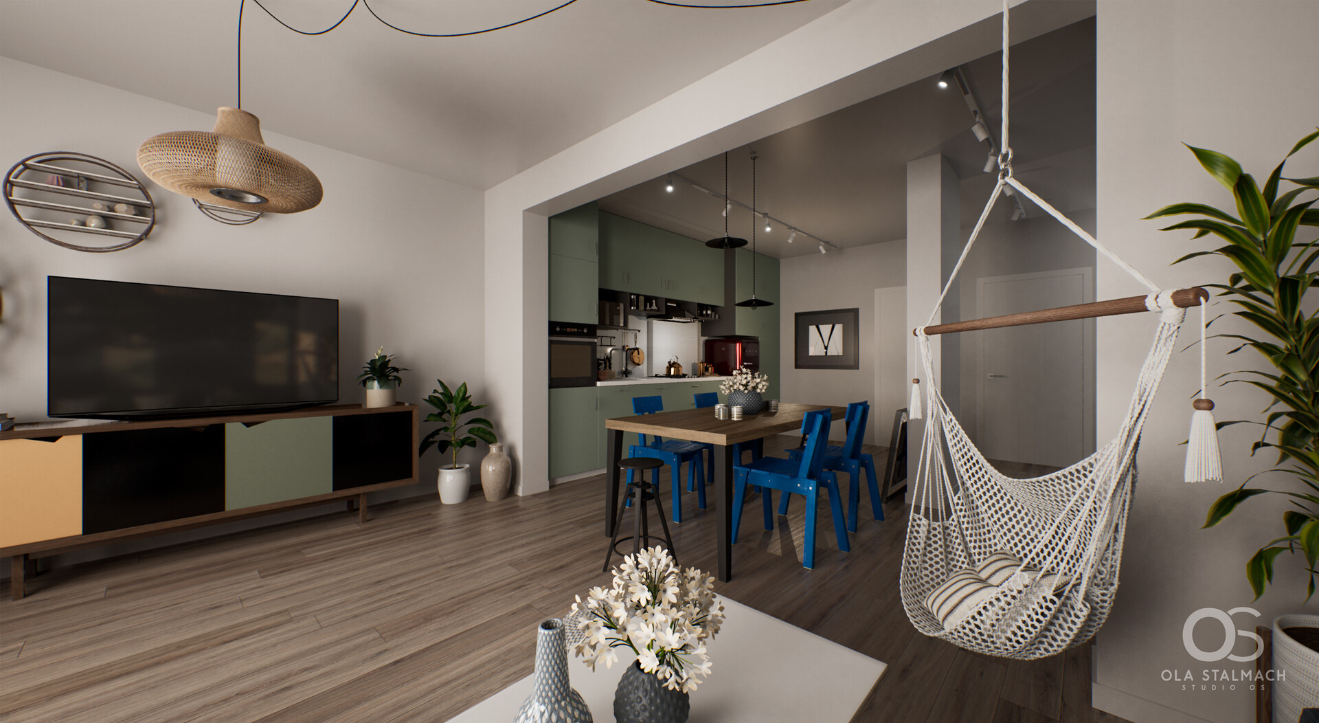 ArtStation - Unreal Engine 4 // ArchViz // VR // Full colour living ...