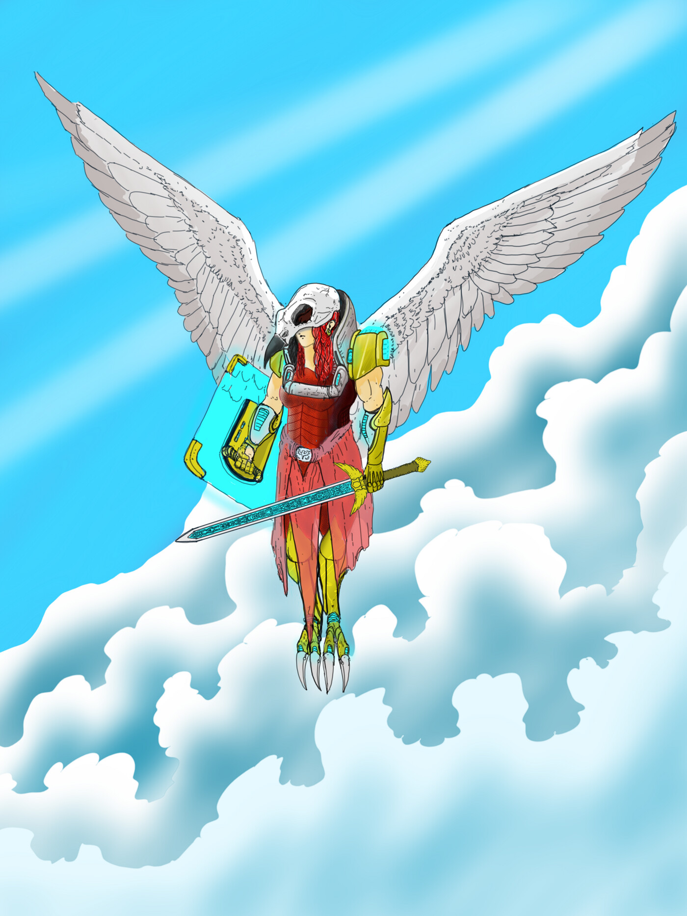 ArtStation - Cyborg Valkyrie