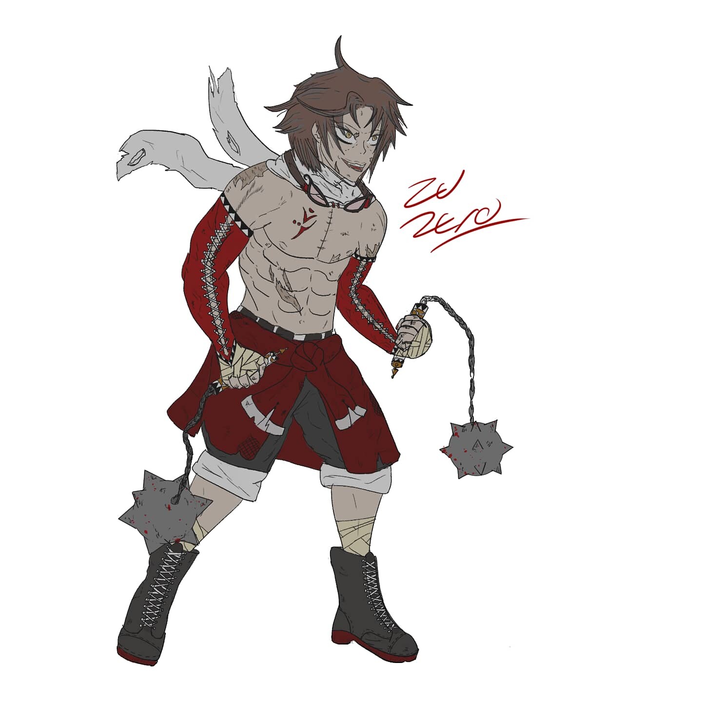 ArtStation - Character design, gang member 1