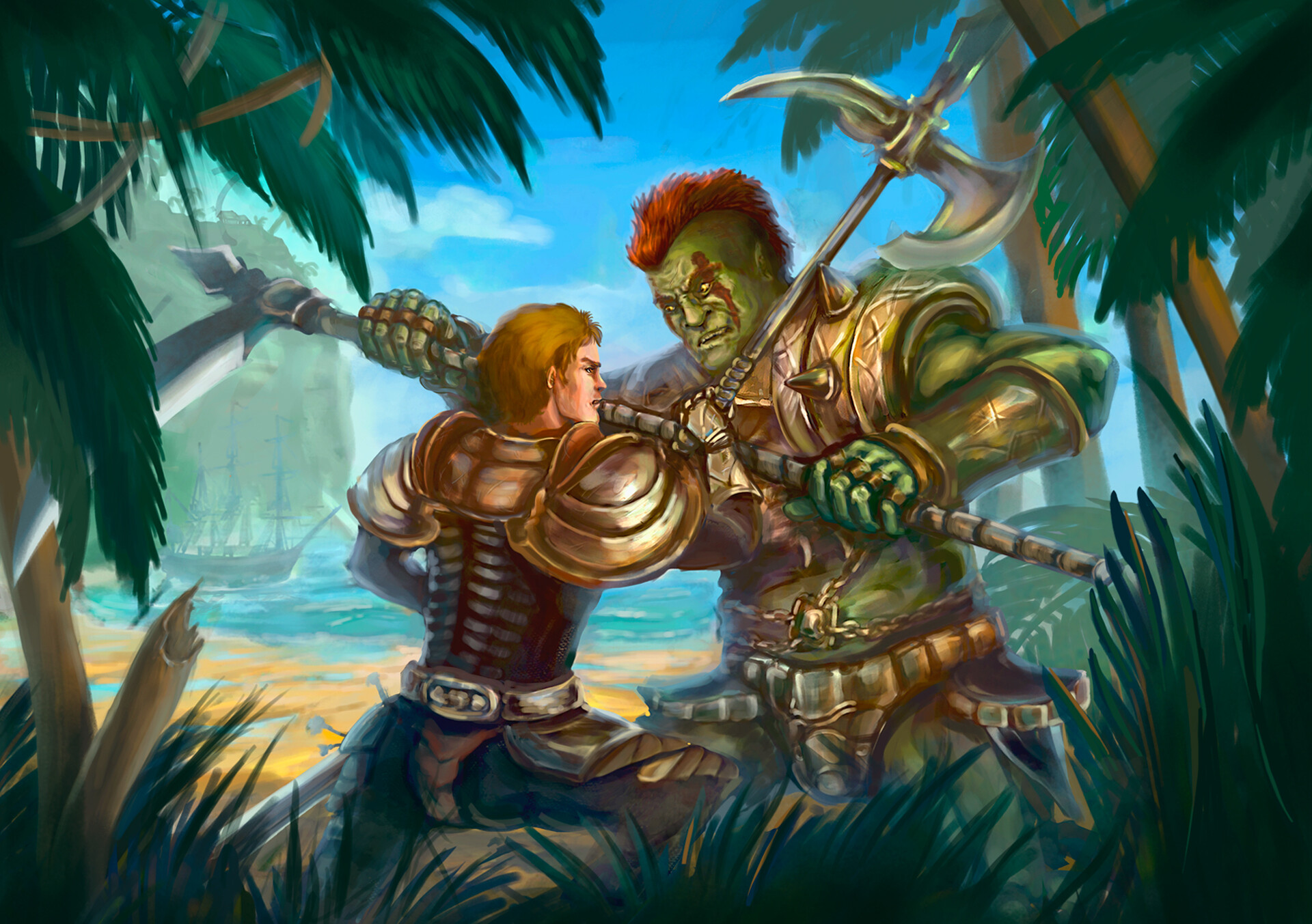 Artstation Orc Vs Human