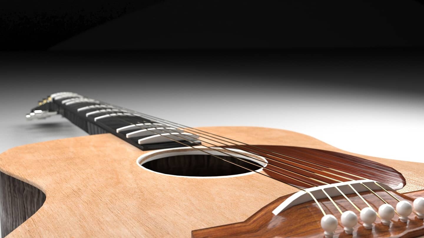 ArtStation - Guitar model