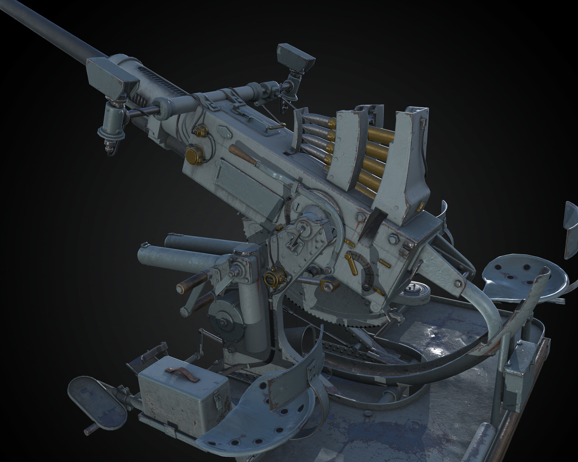 ArtStation - Bofors L60 40 mm
