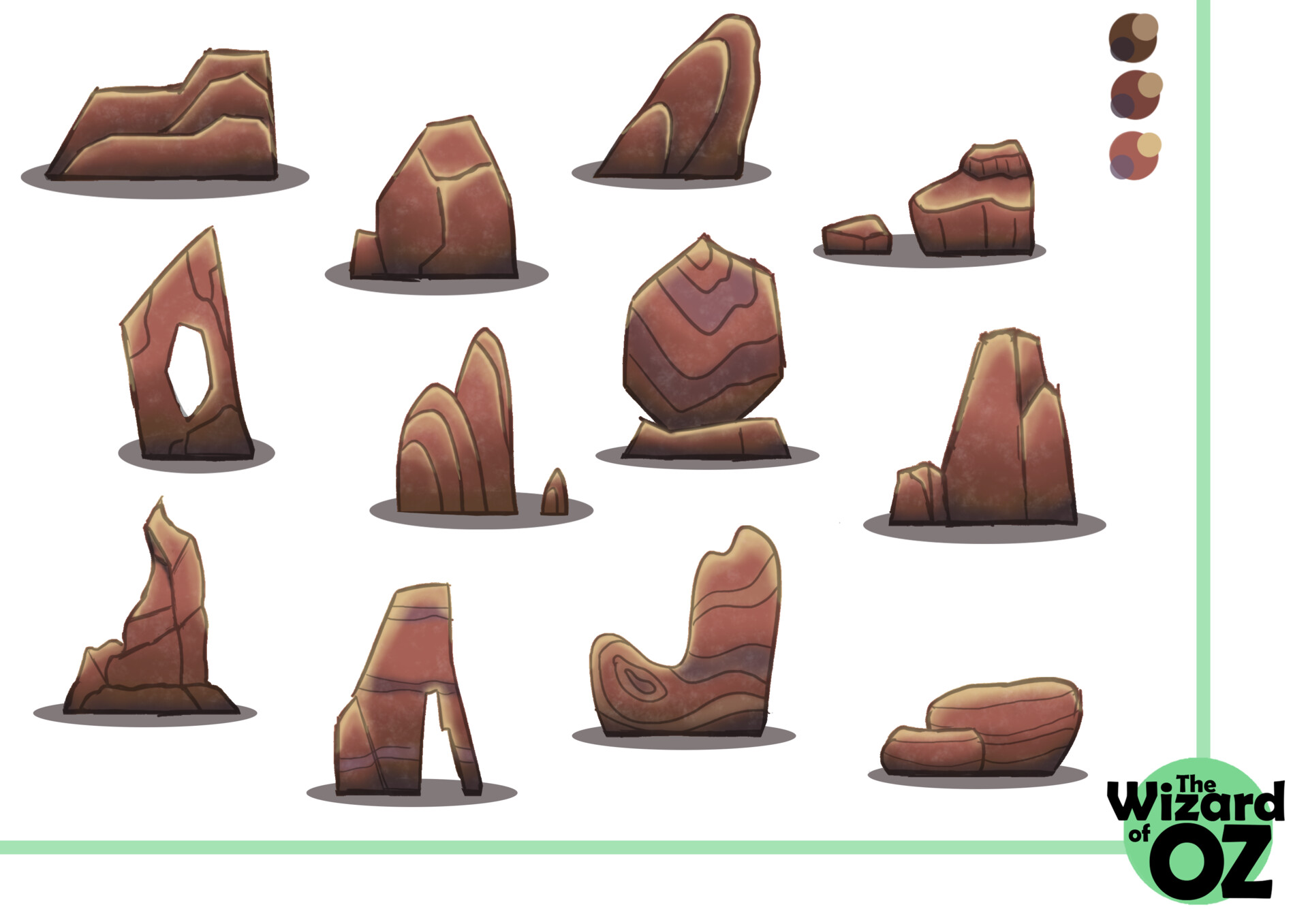 ArtStation - The Wizard of Oz Environment Concept art