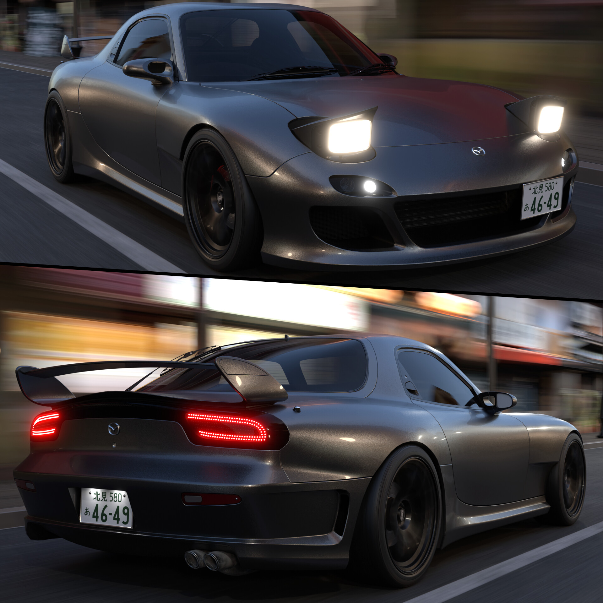 ArtStation - Mazda RX-7
