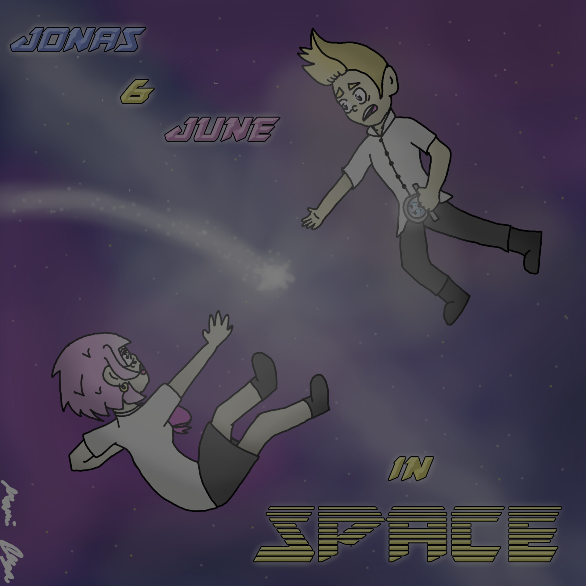 ArtStation - Jonas & June IN SPACE!