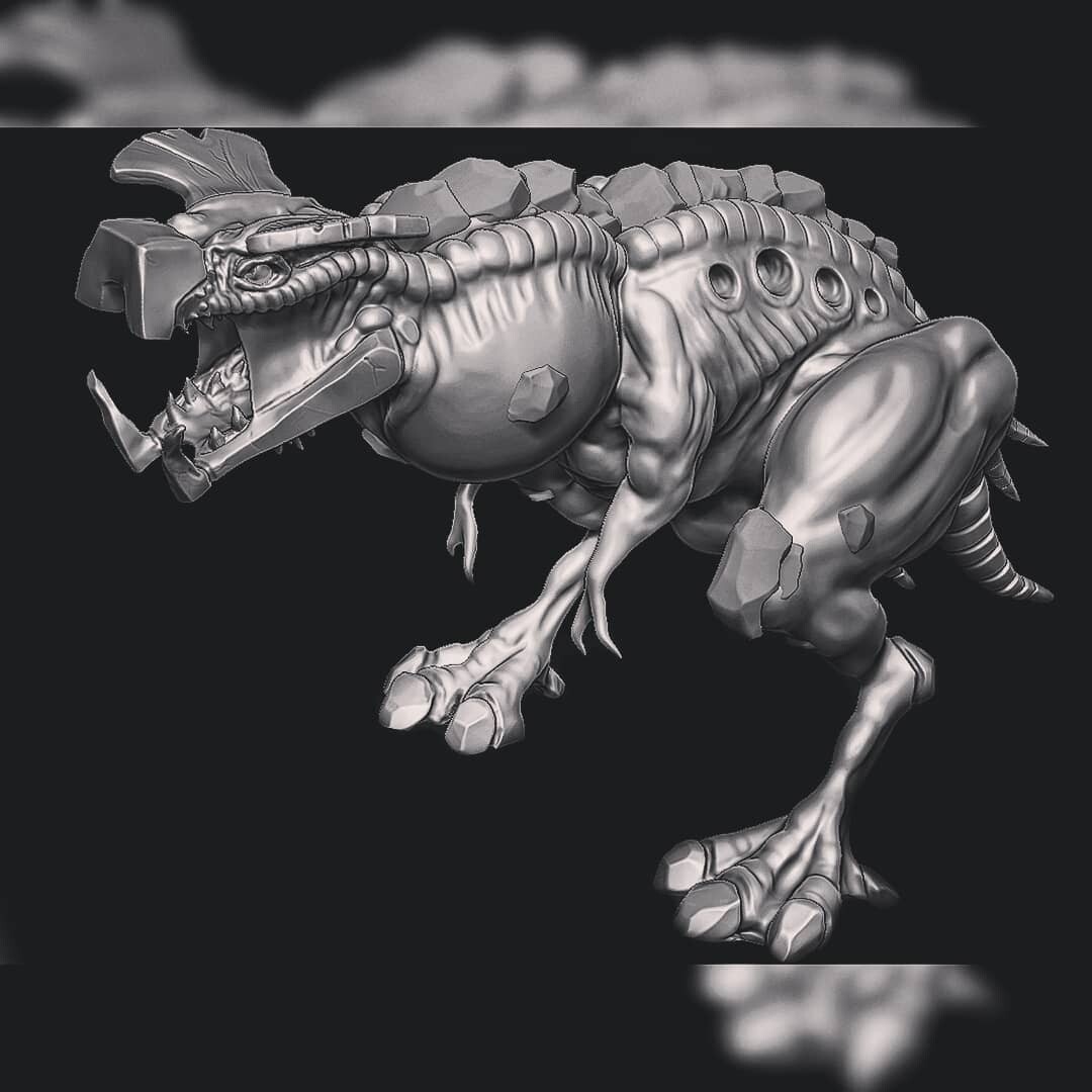 Paul Wolfe - NS2 New Lifeform Concept Sculpt - Kharaa Specimen Two