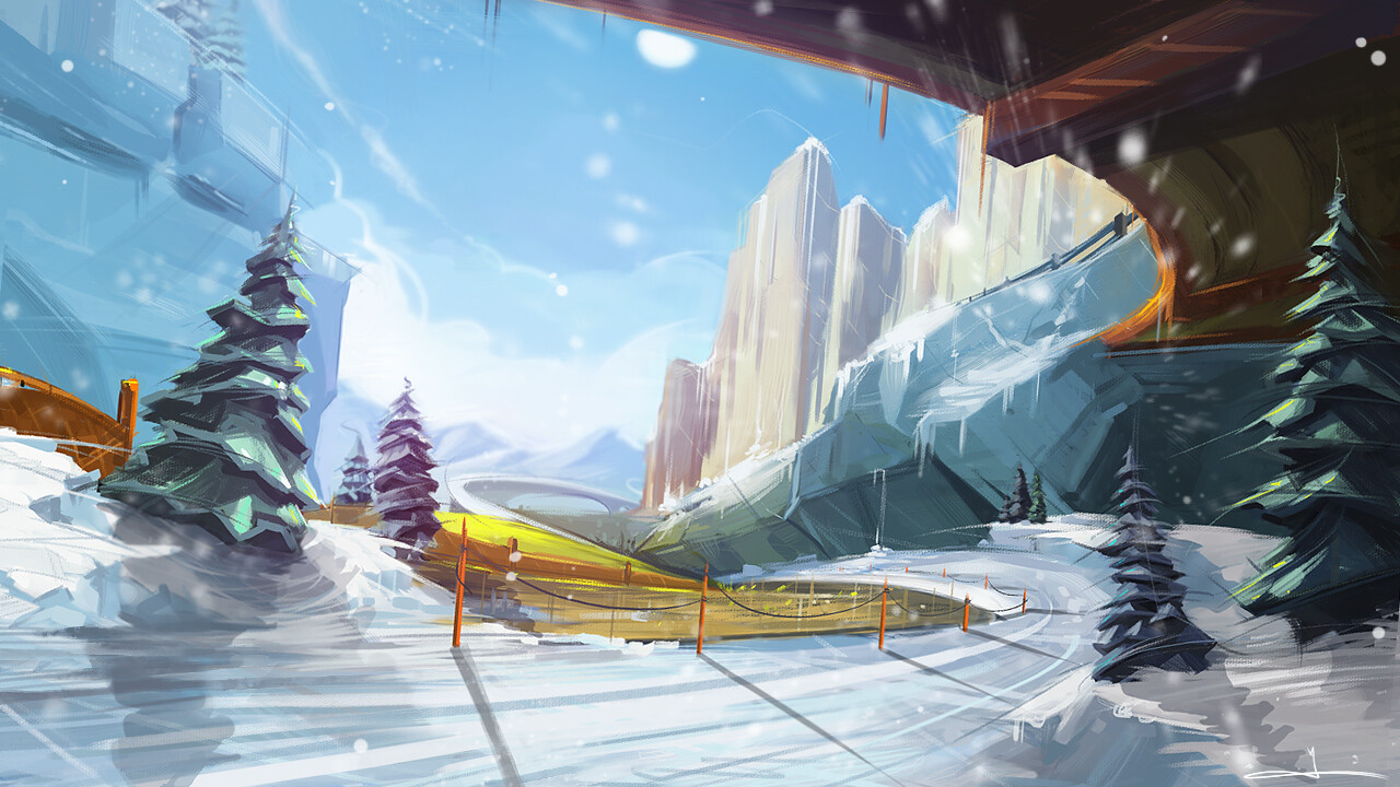 ArtStation - Stylized Environment Concept