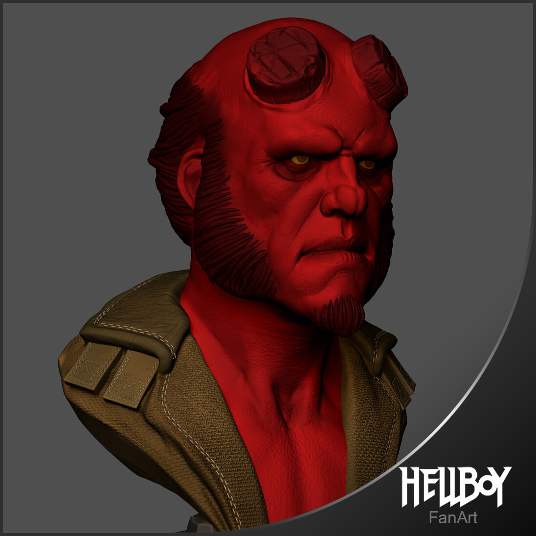 ArtStation - Hellboy Fanart