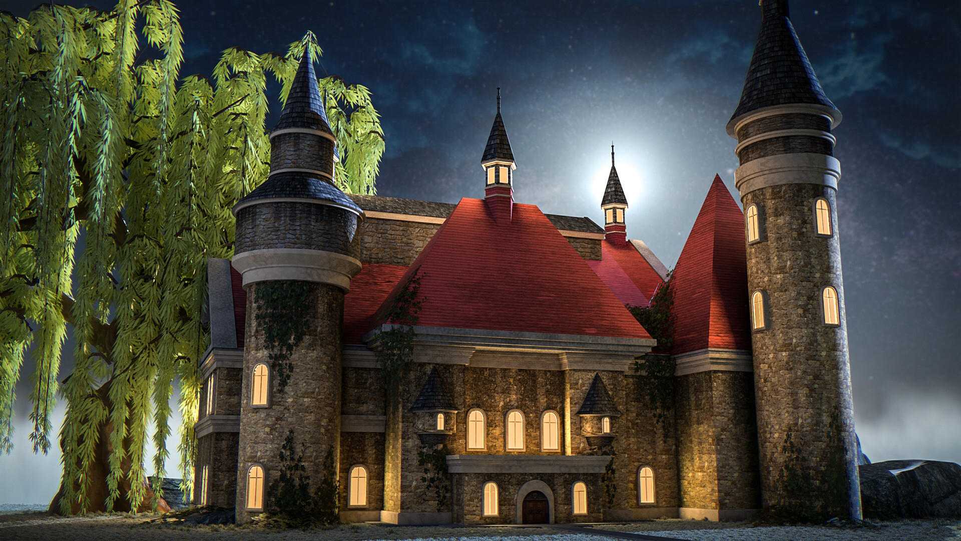 ArtStation - Night Manor