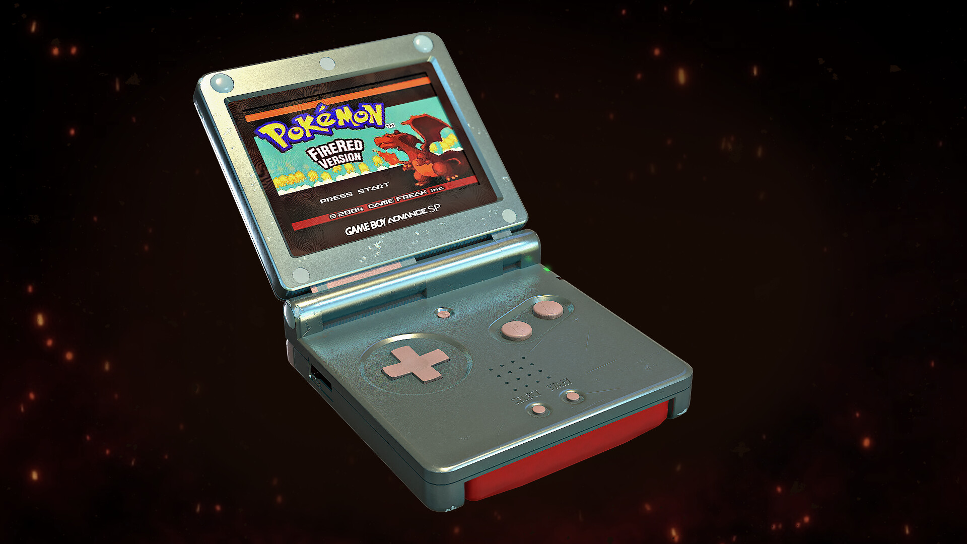 ArtStation - Gameboy Advance SP