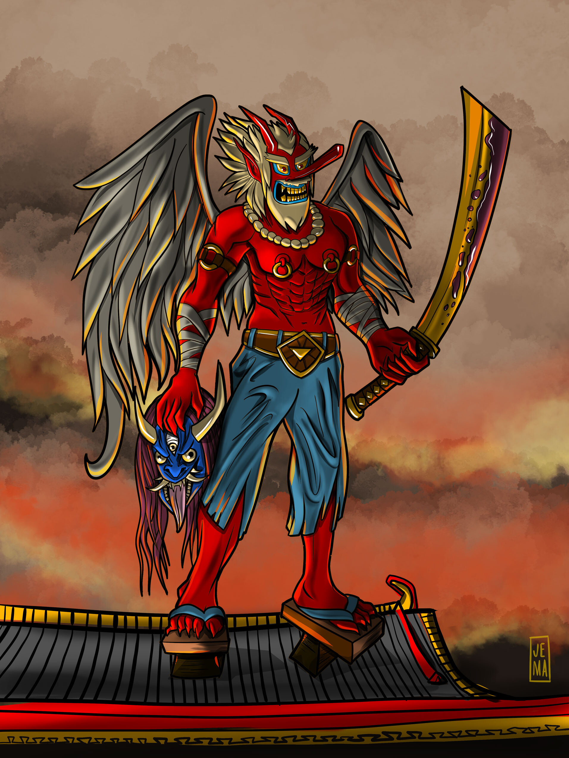 ArtStation - Yokai Tengu