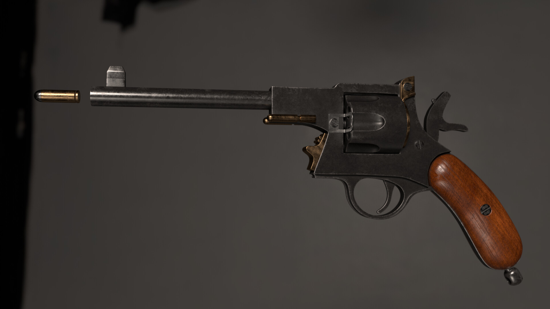ArtStation - Revolver gun prop