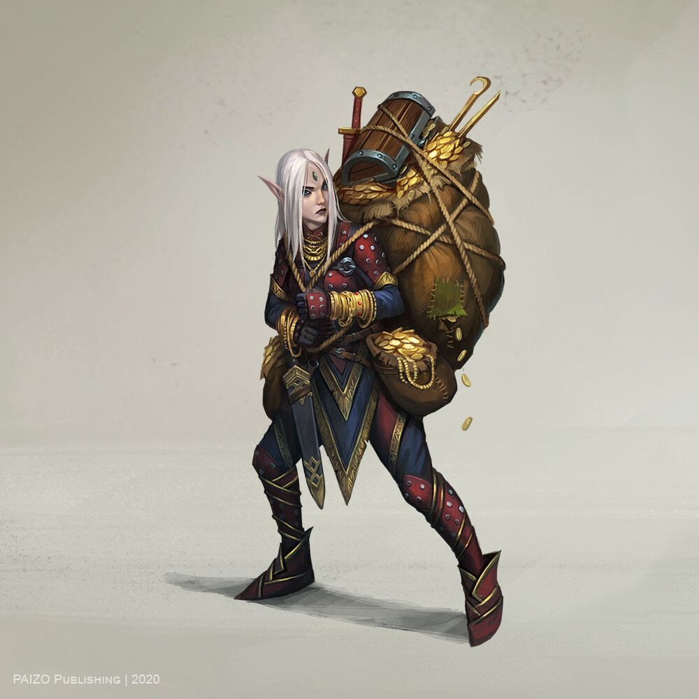 Encumbered by Loot by Klaher Baklaher : r/ImaginaryAssassins