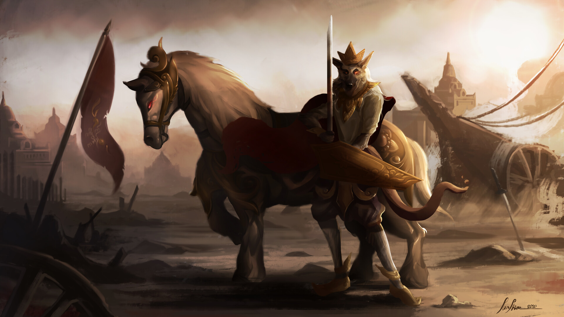 ArtStation - Horseman warrior of the Bagan