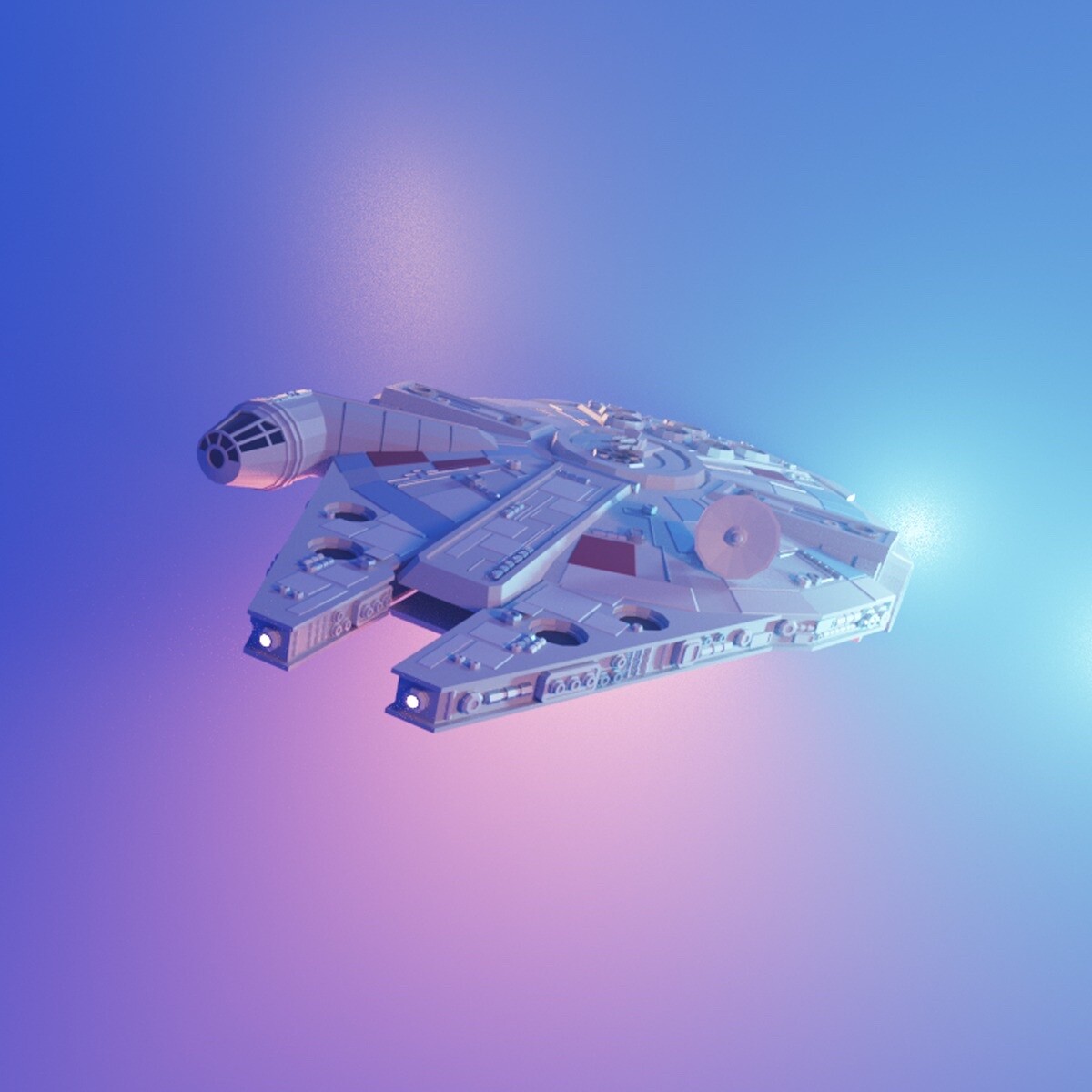 ArtStation - Millennium Falcon