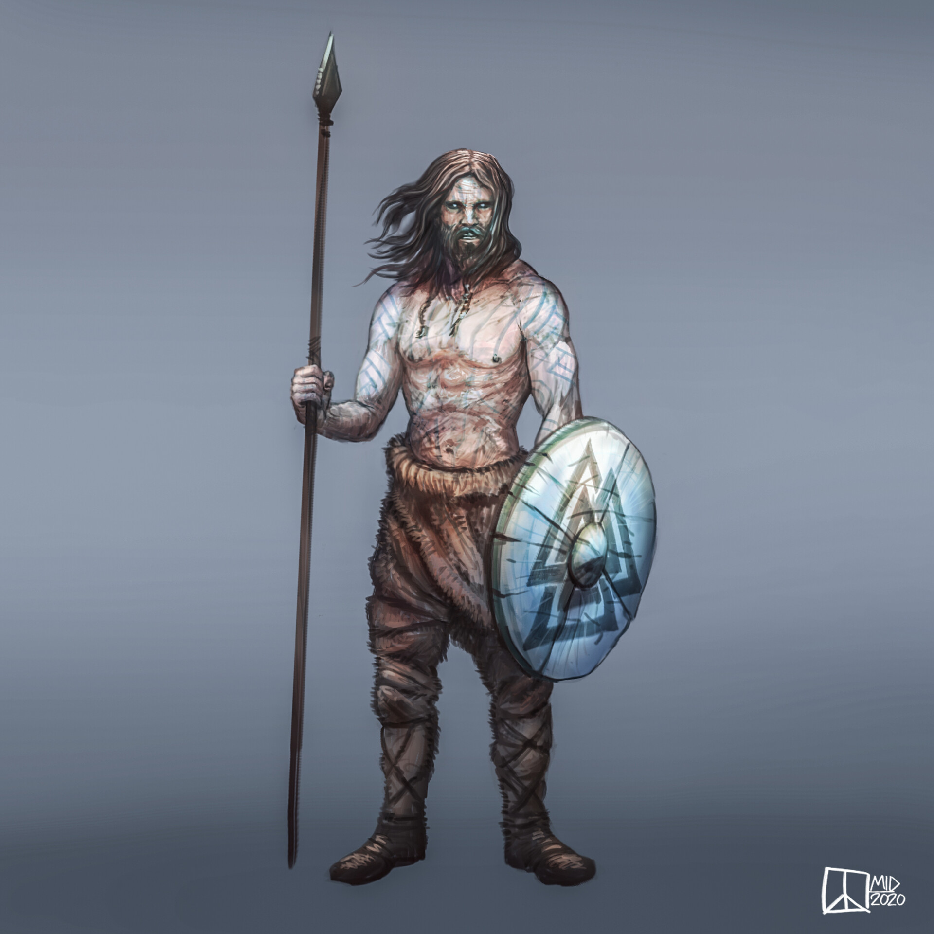 ArtStation - Spear man
