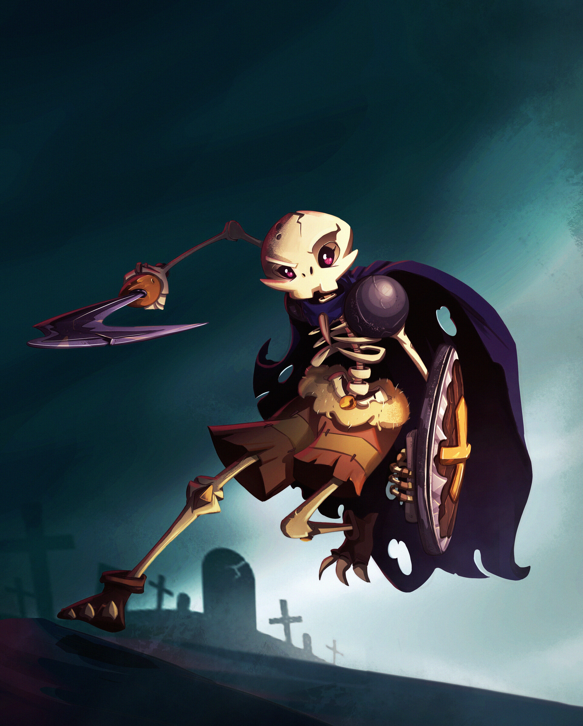 ArtStation - Running Skeleton