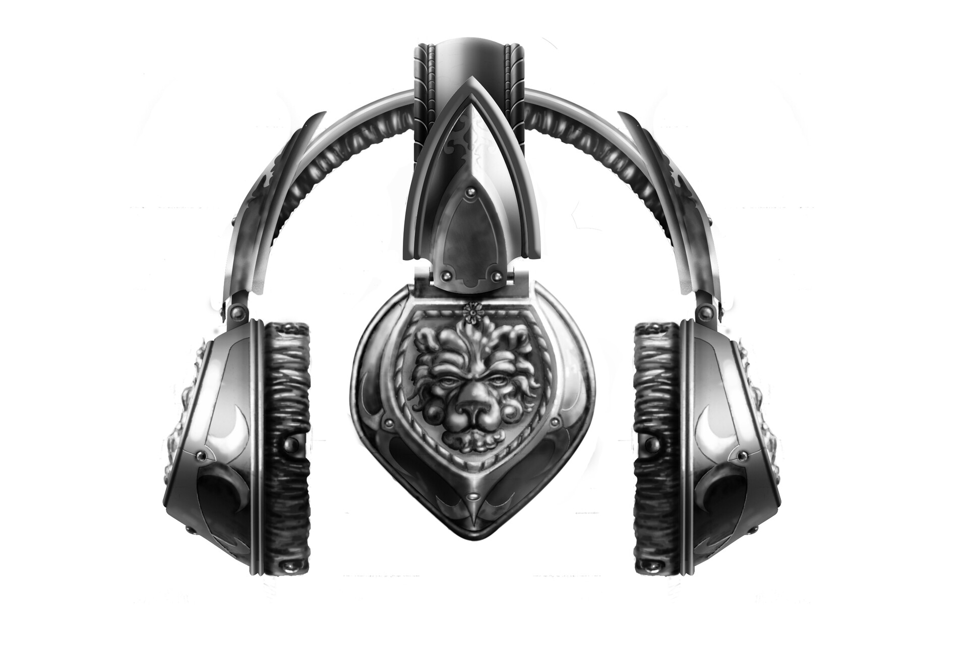 ArtStation - Knight headphones design