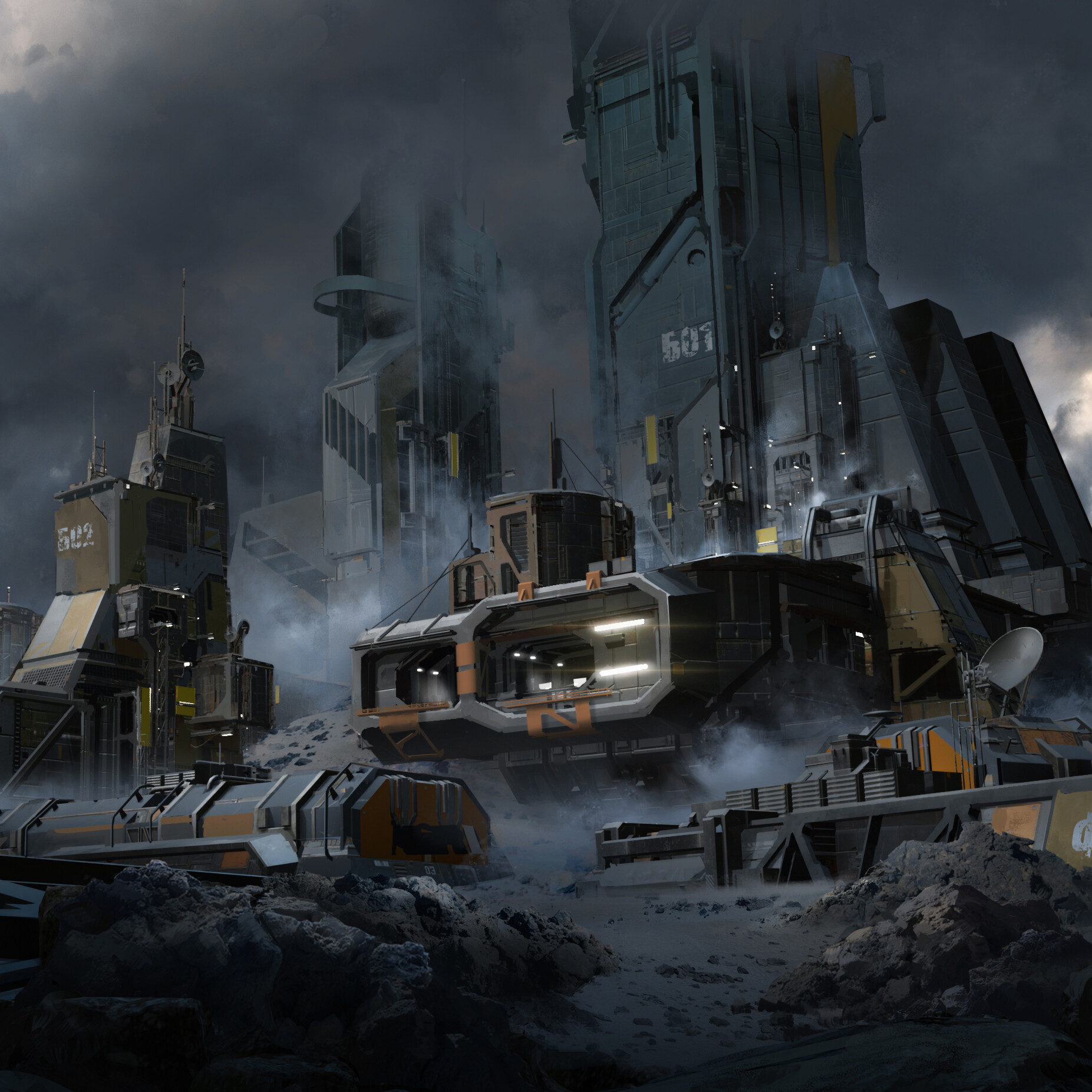 Marat Zakirov - Wasteland monument V