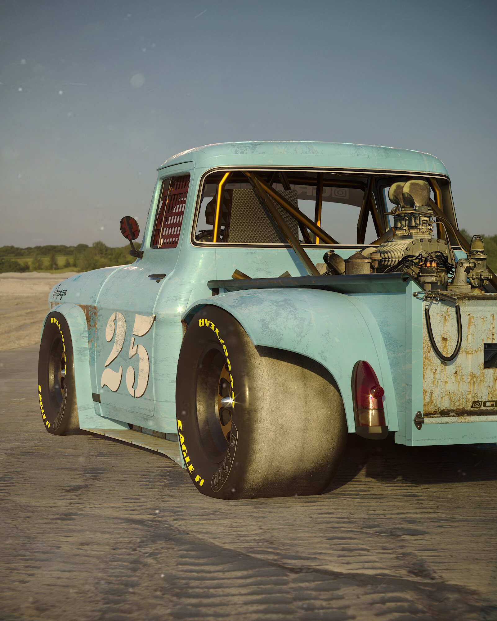 ArtStation - Gaz 21 Volga Race Pickup