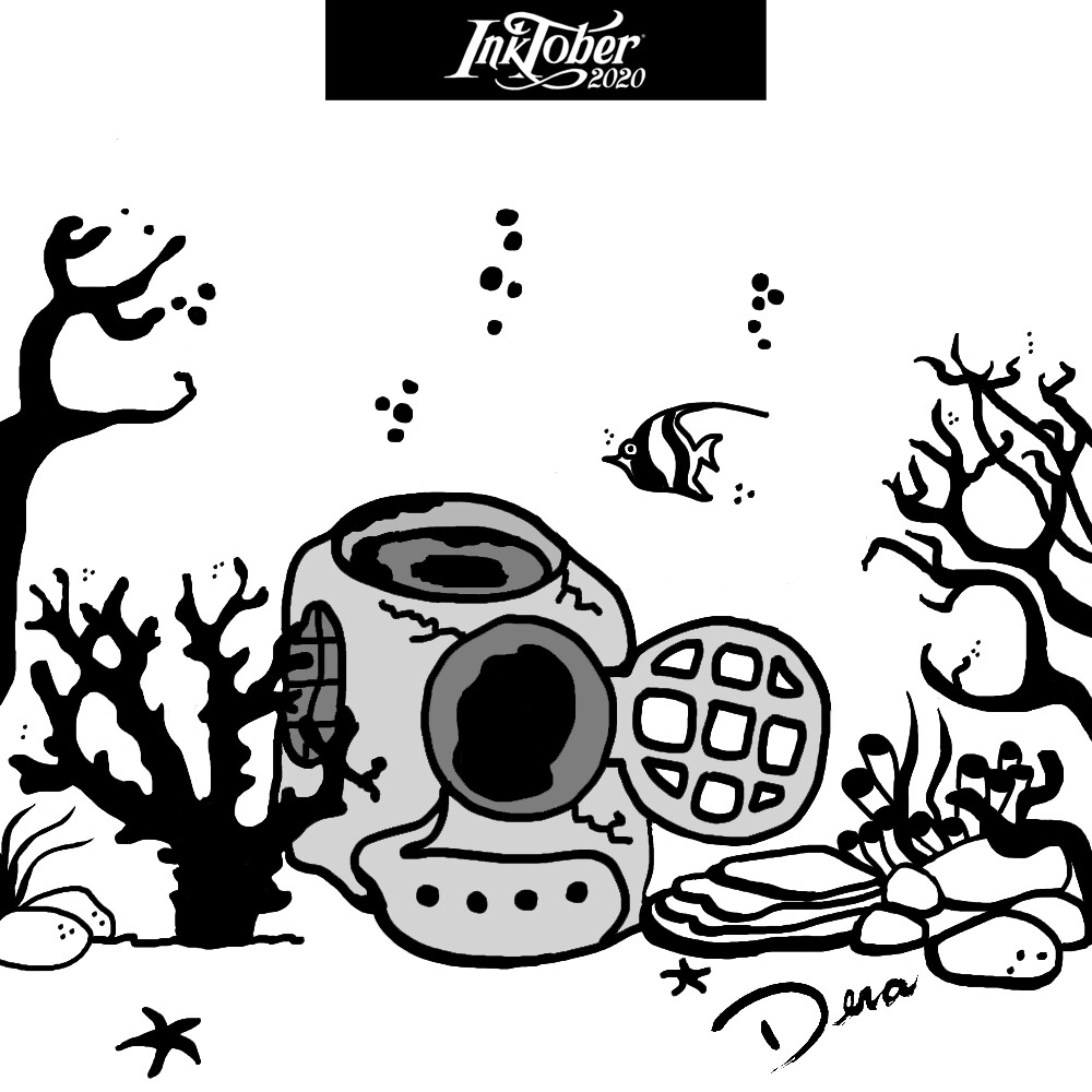 ArtStation - Inktober 20 Coral