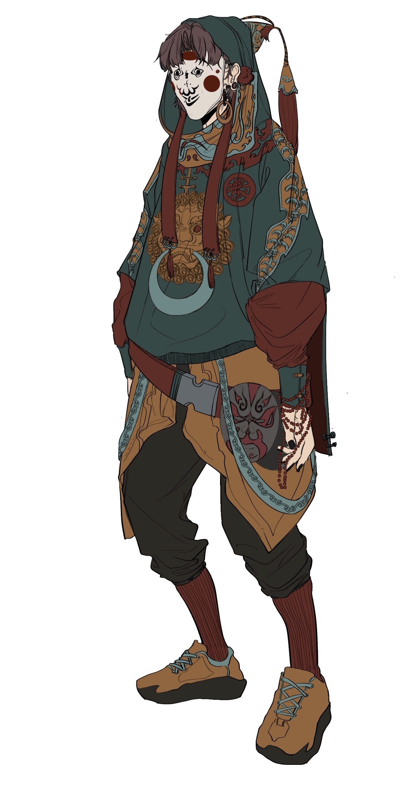 Weiyi_Ariaa - About Sichuan opera character design