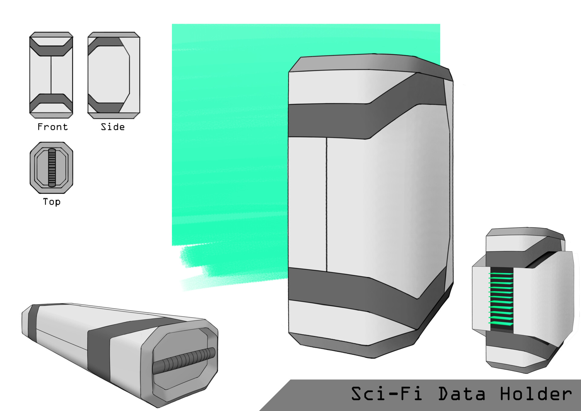 ArtStation - Sci-fi data holder