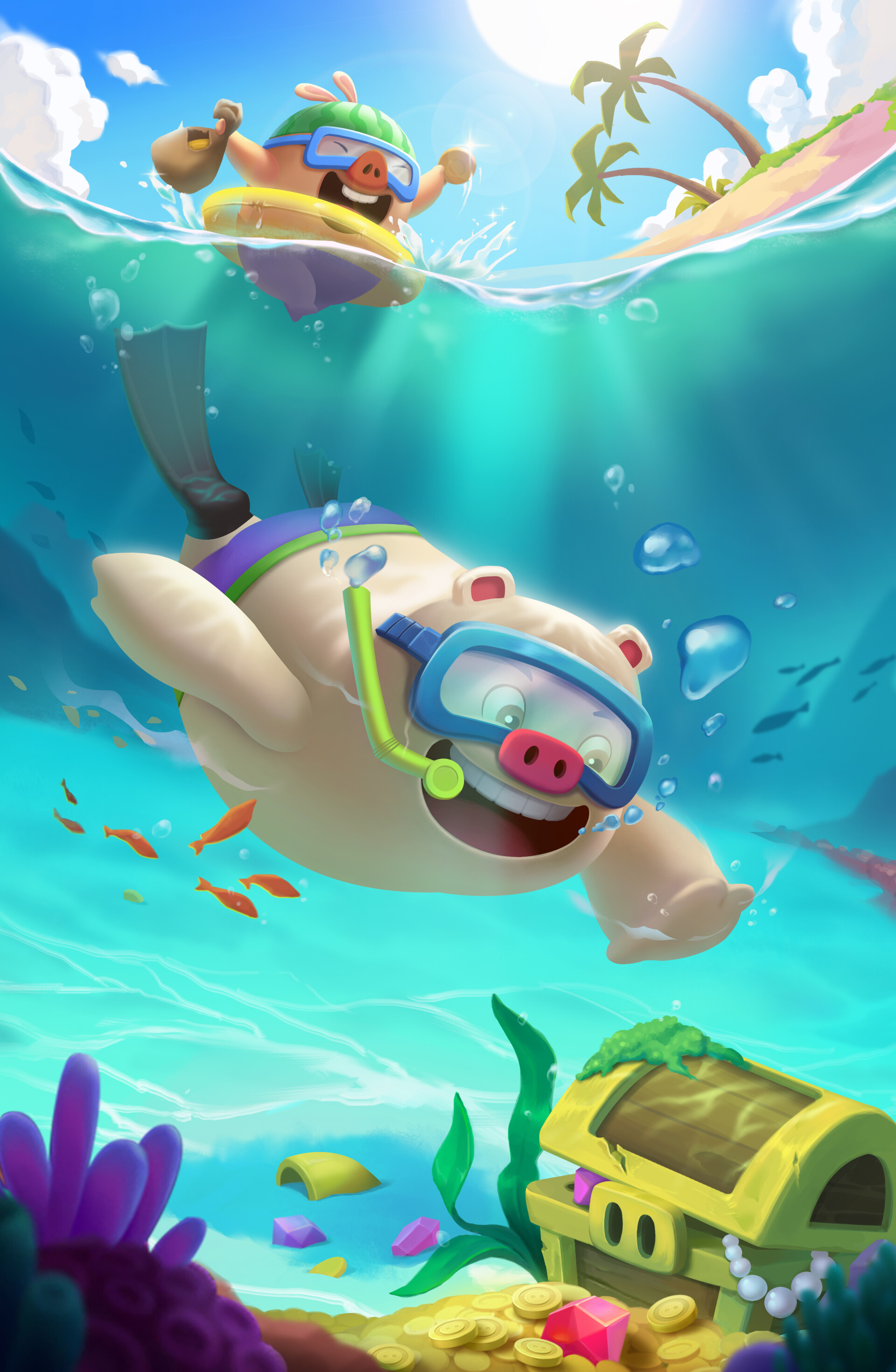 ArtStation - piggy go