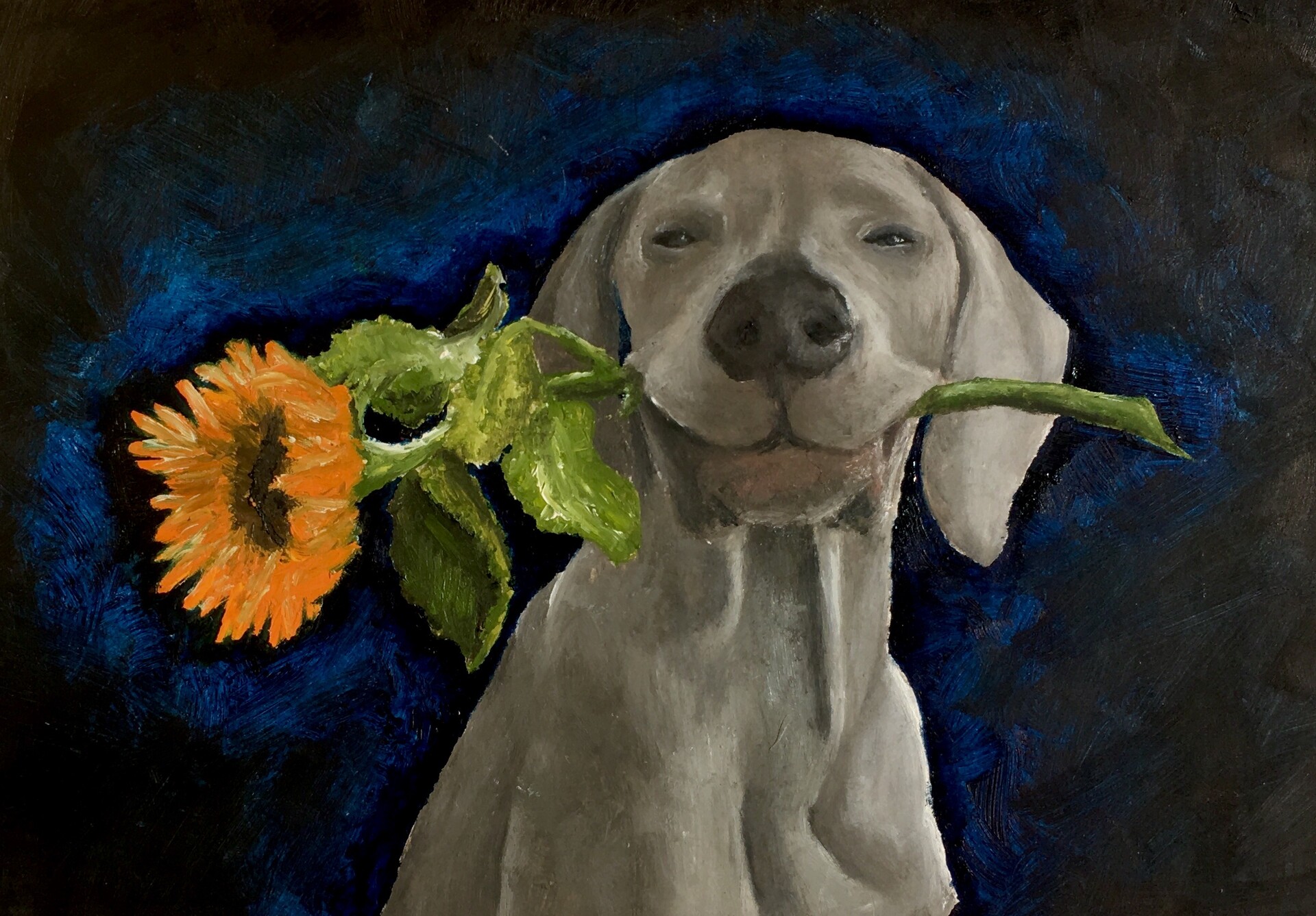 ArtStation - flower dog