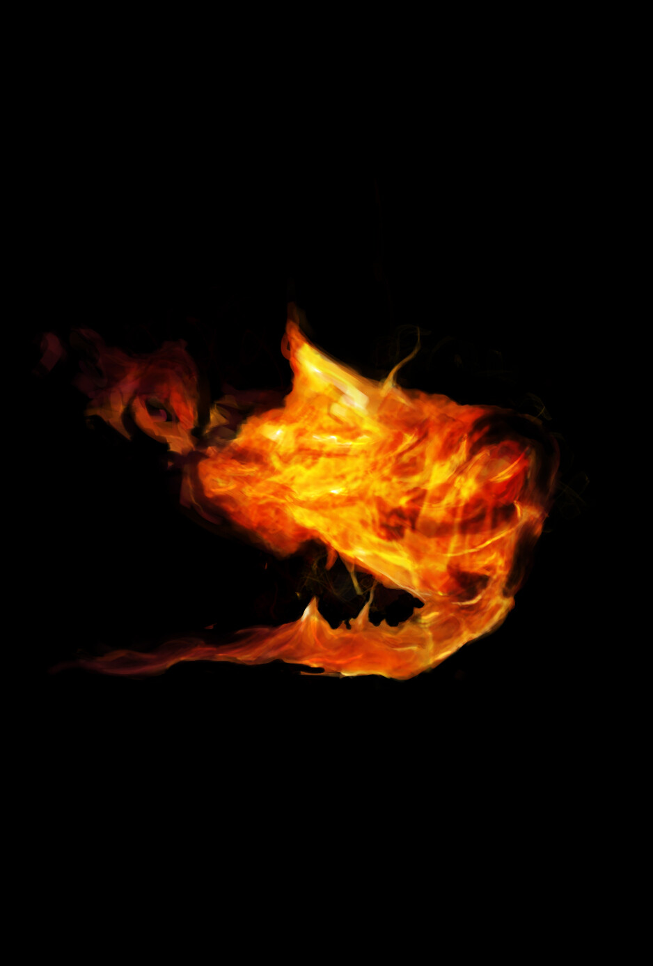 ArtStation - Rendering Flames