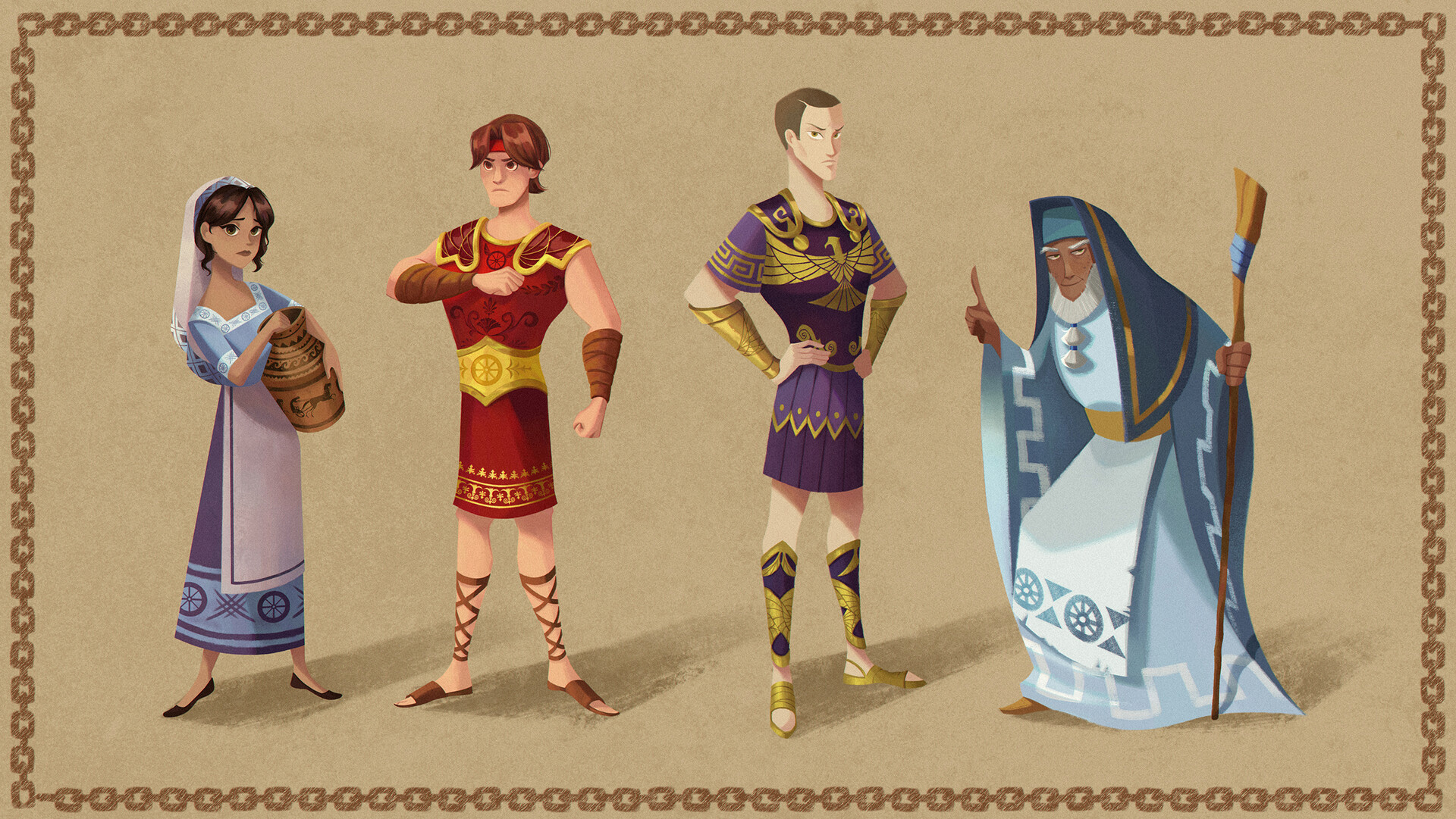 ArtStation - Character Design of Ben-hur