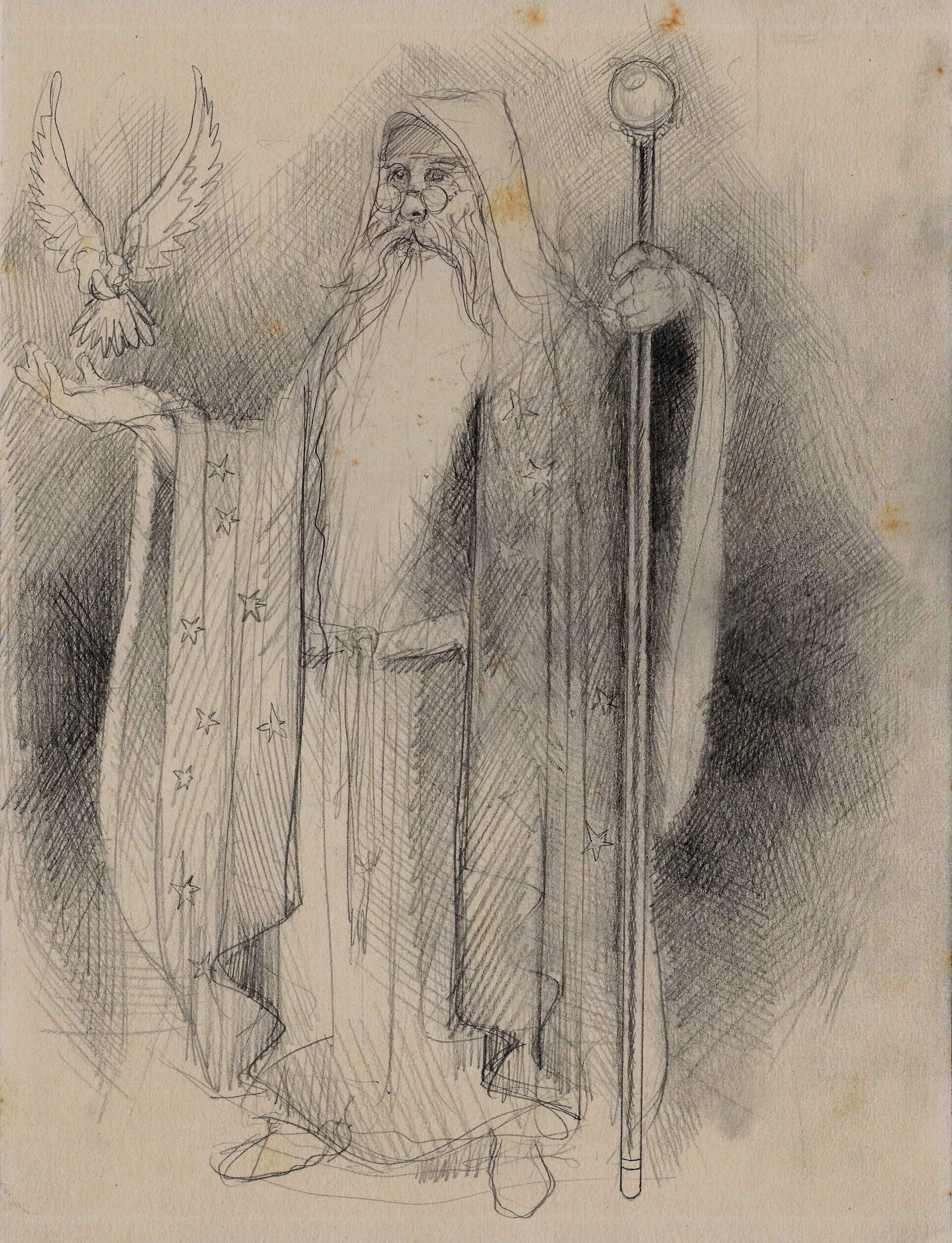 ArtStation - Merlin, The Wizard.