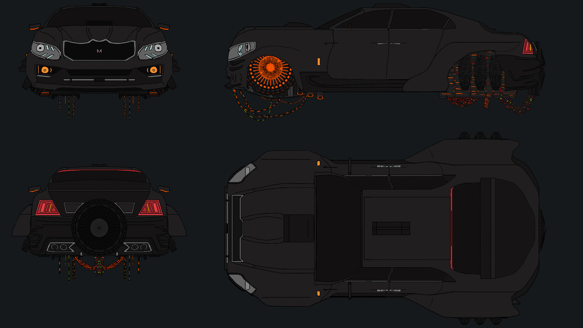 ArtStation - Sci-Fi Hover Taxi Concepts