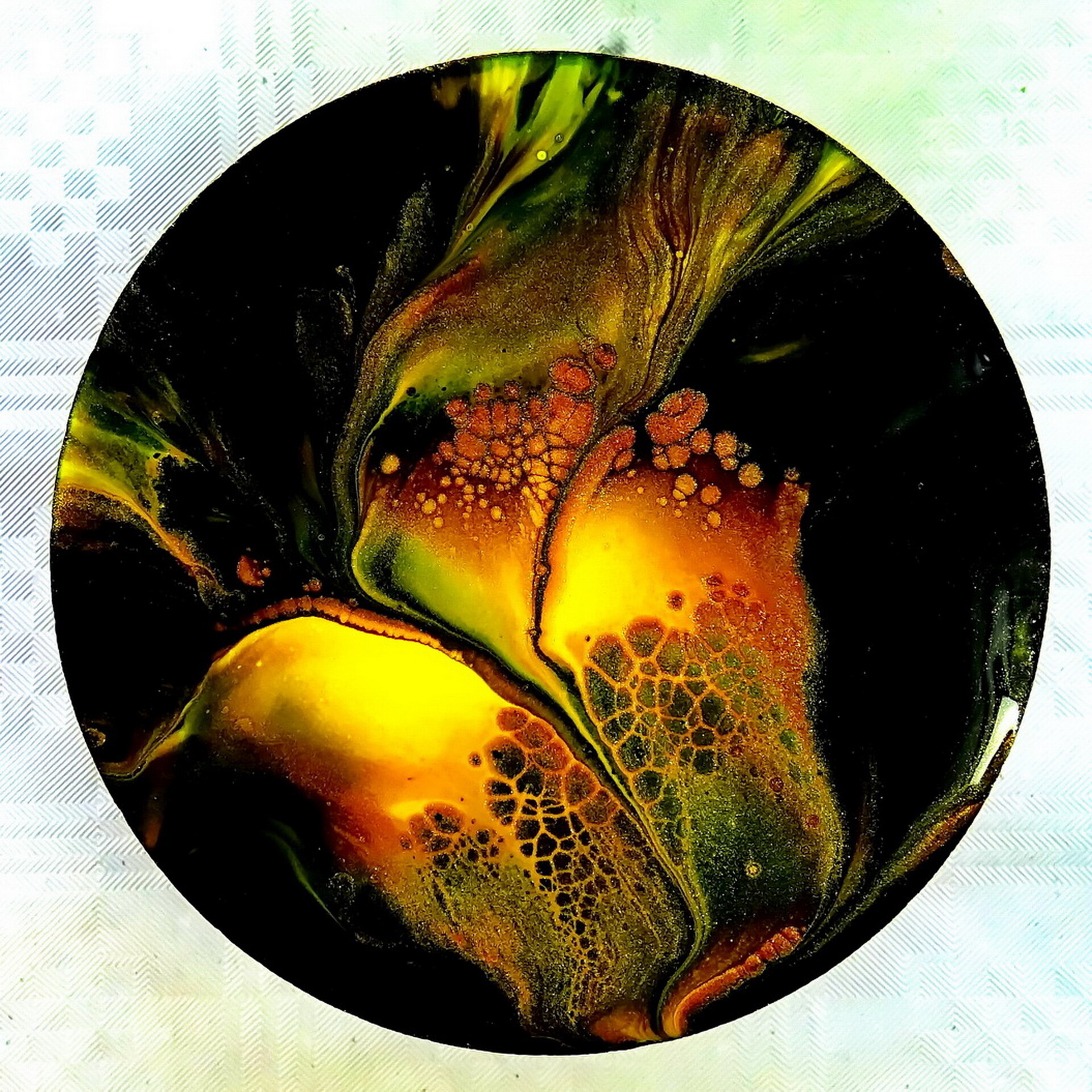 Fiona Art - Flower dip ~ EASY acrylic pour for BEGINNERS ~ Only 3 ...