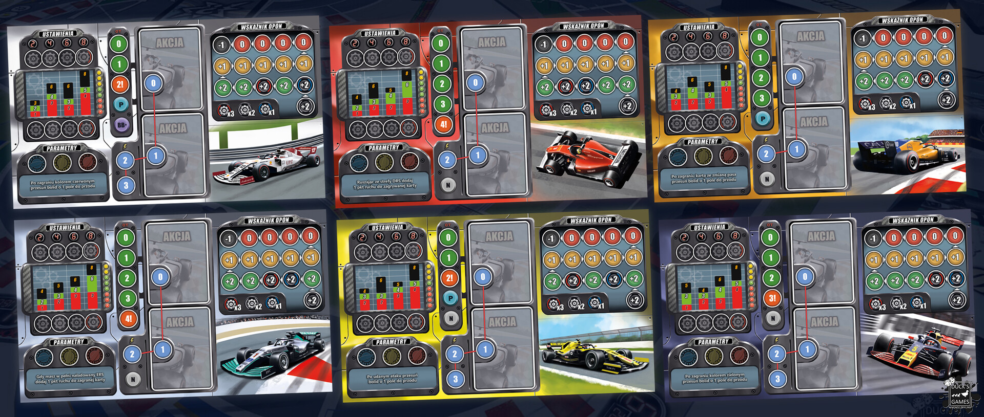 ArtStation - Formula board game cars cards