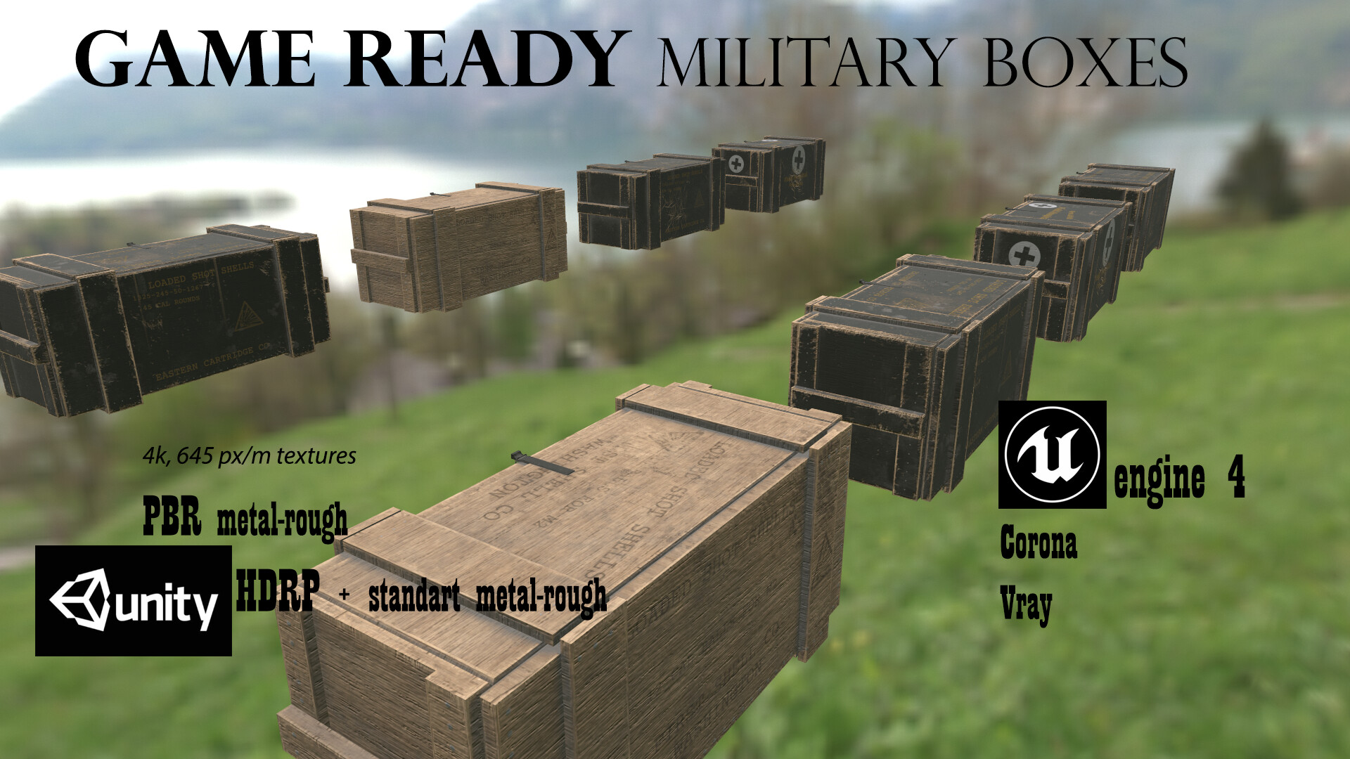 ArtStation - Army supply boxes
