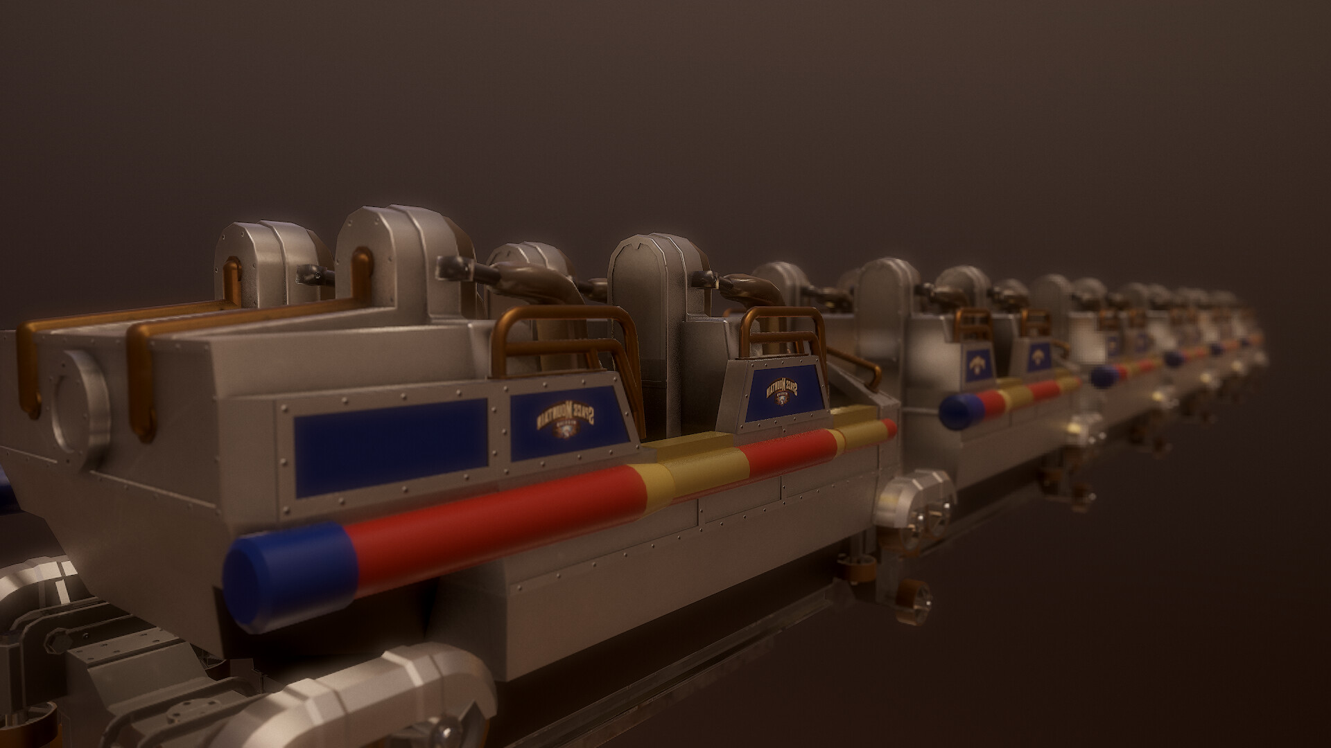 Space Mountain Mission 2 Train