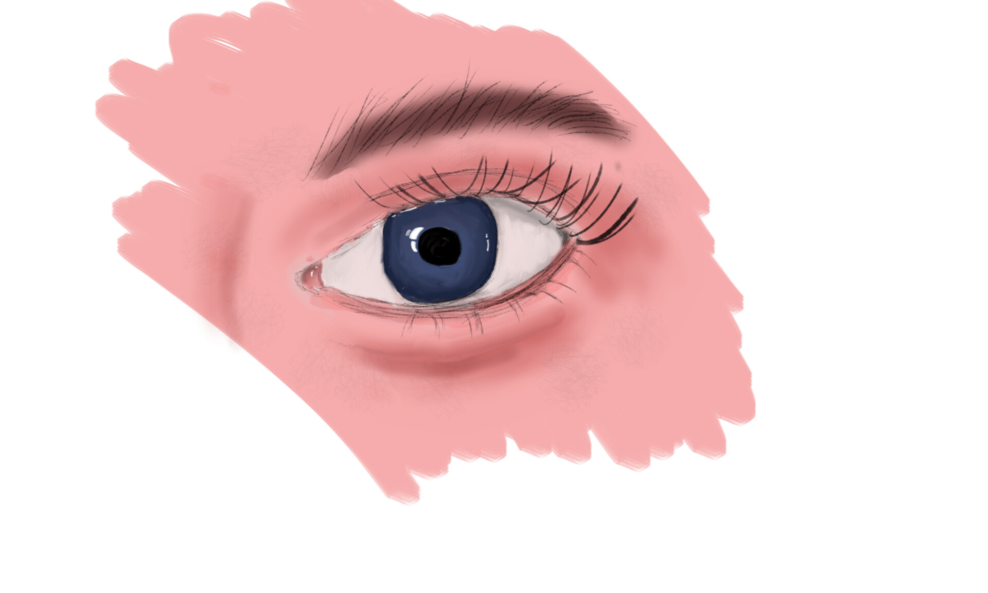 ArtStation - Eye Digital Drawing