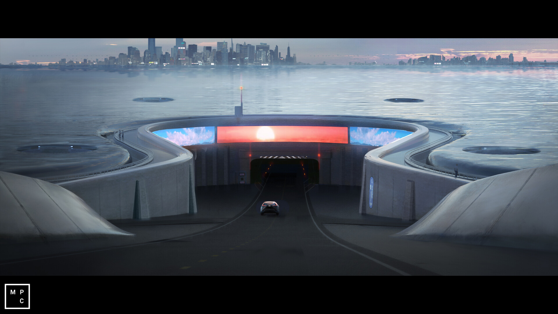 Charles E J Downman - Lexus - Water Tunnel Concept Design. MPC London